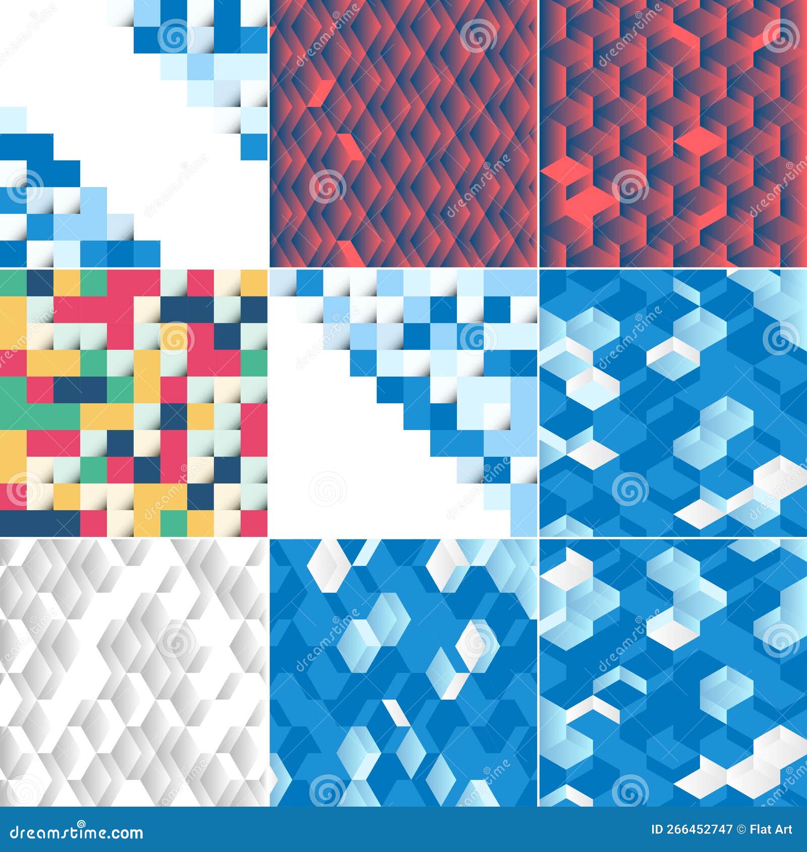 Vector Background with an Illustration of Abstract Squares Suitable for ...