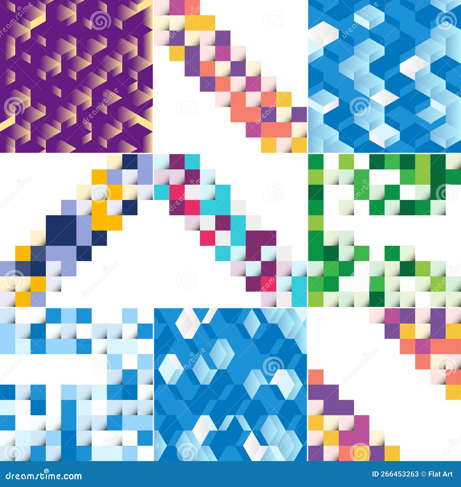 Vector Background with an Illustration of Abstract Squares Suitable for ...