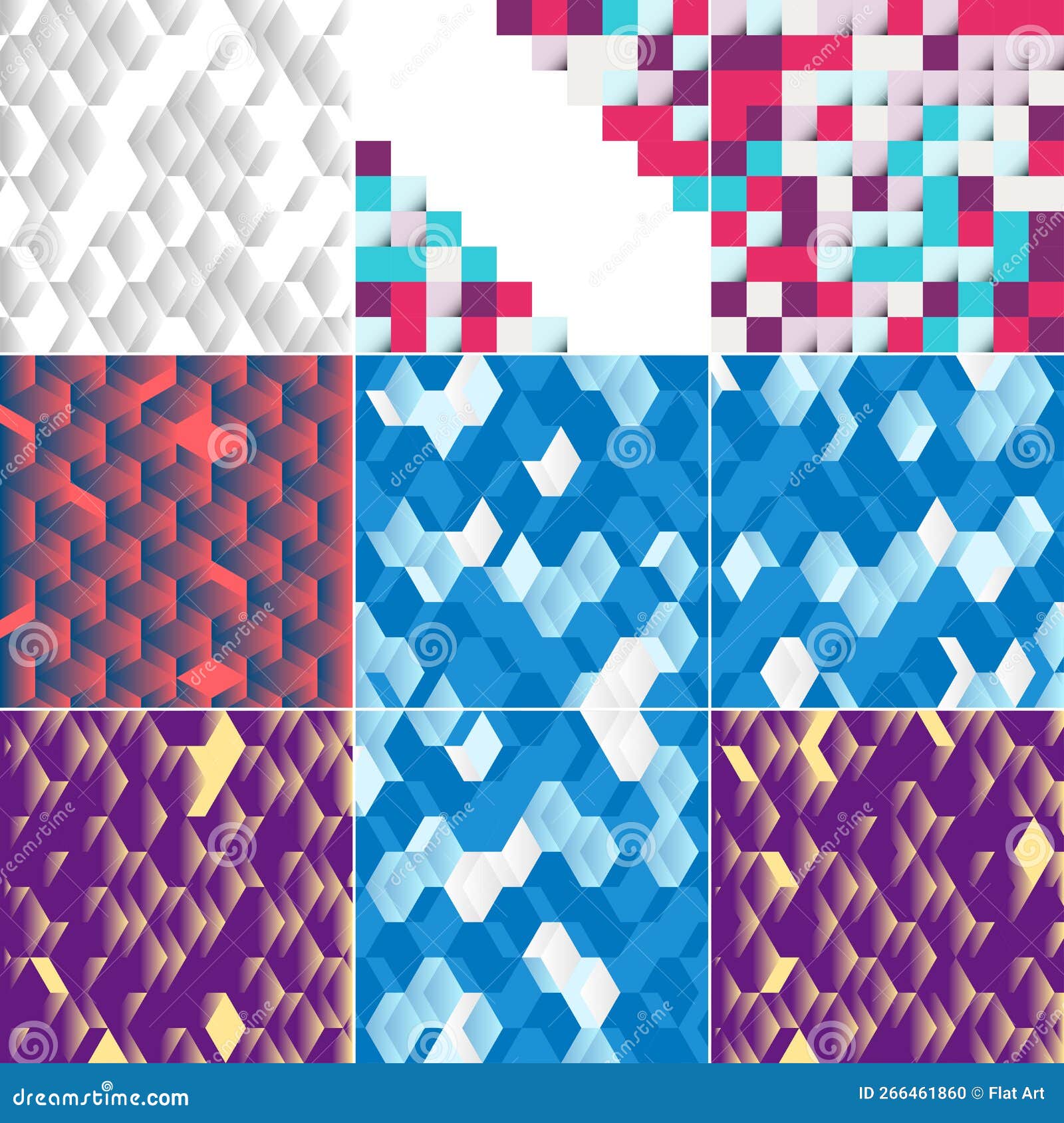 Vector Background with an Illustration of Abstract Squares Suitable for ...