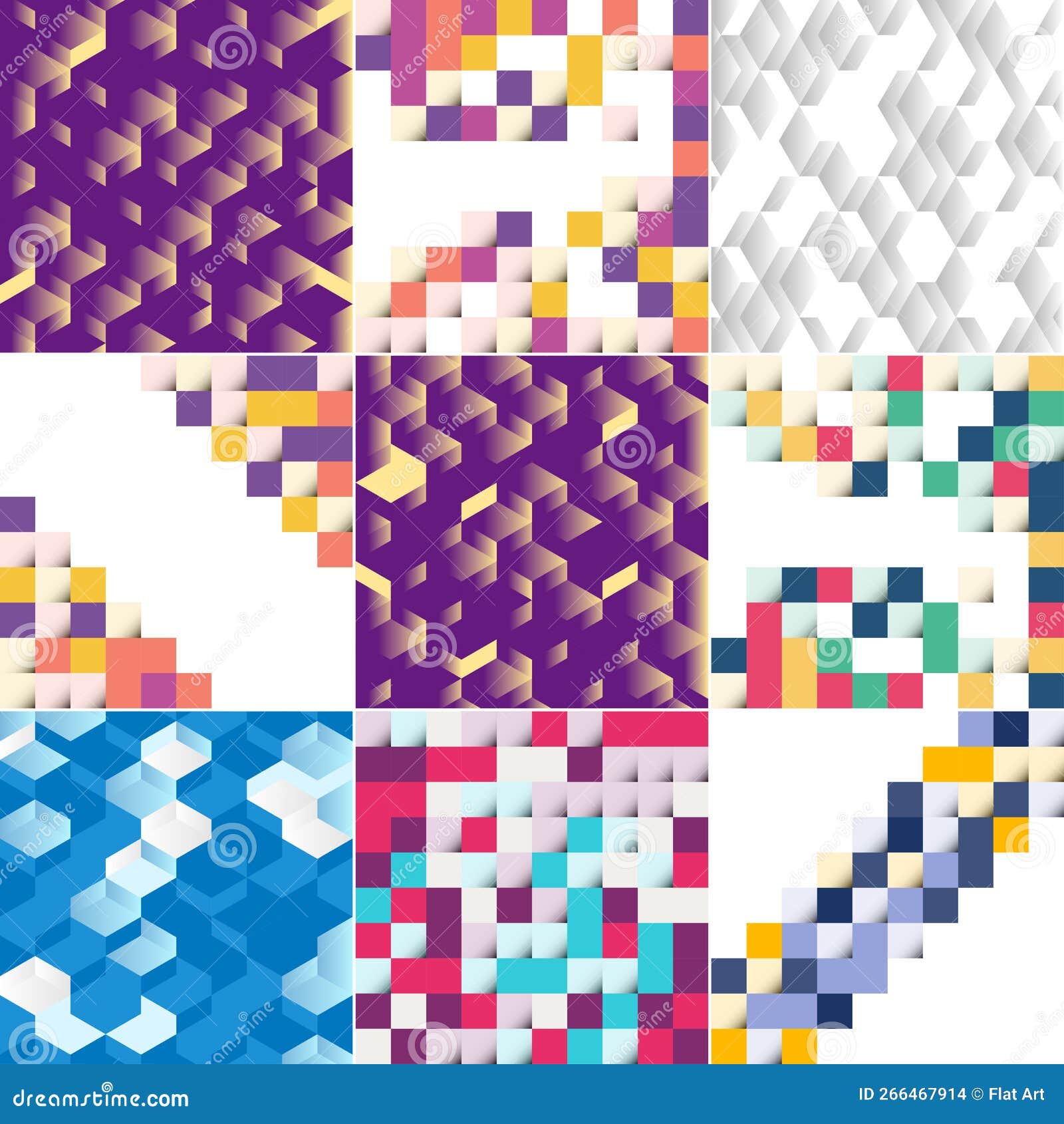 Vector Background with an Illustration of Abstract Squares Suitable for ...