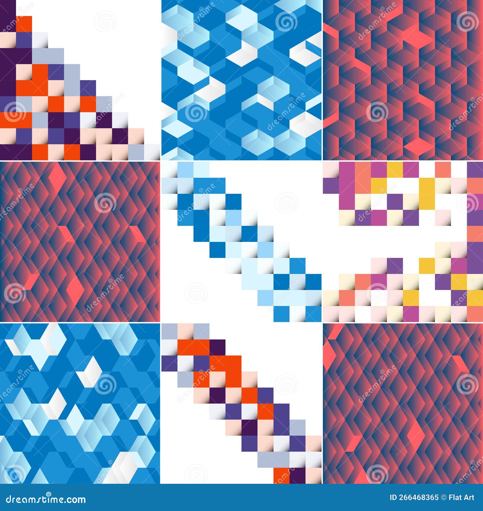 Vector Background with an Illustration of Abstract Squares Suitable for ...