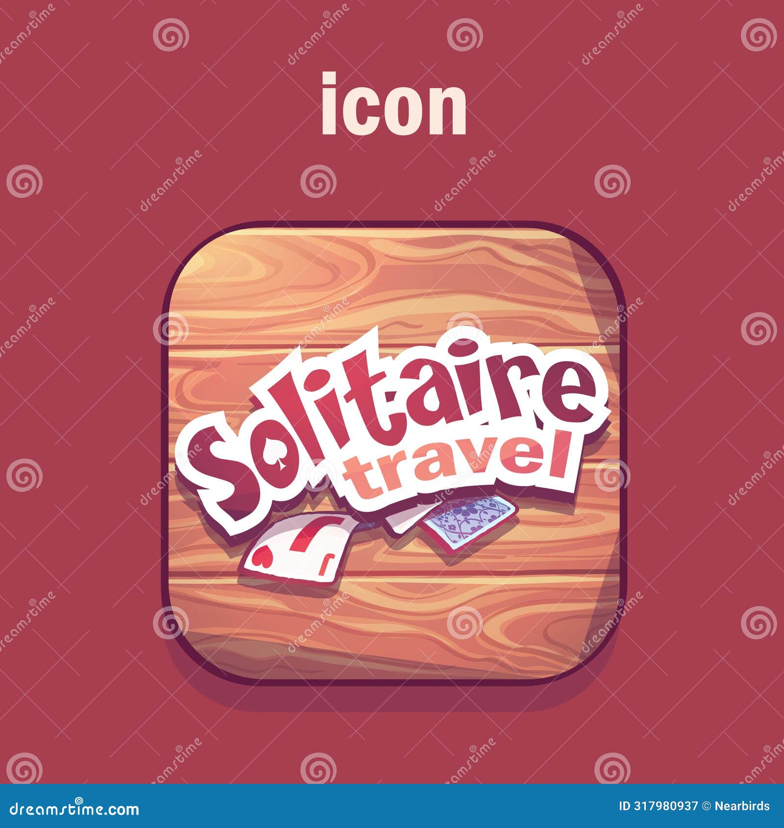 Solitaire Travel - Loading Window With Cards Cartoon Vector ...