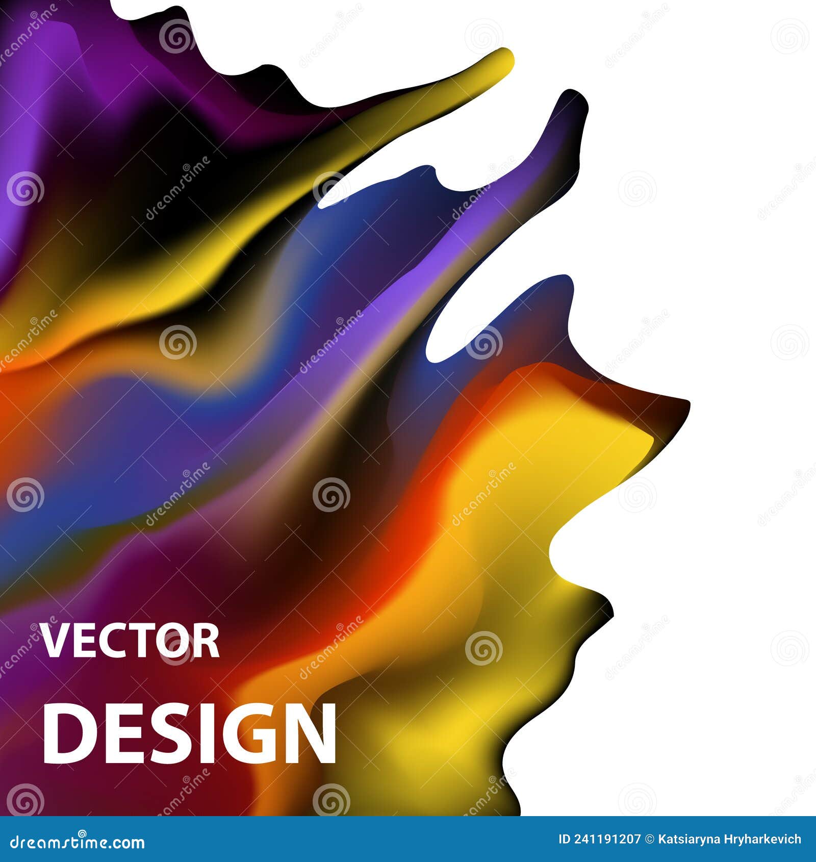 Vector Background Image with Bright Color Scheme. the Concept of the ...
