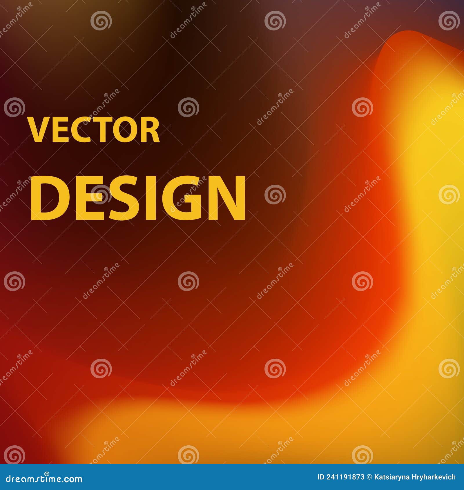Vector Background Image with Bright Color Scheme. the Concept of the ...
