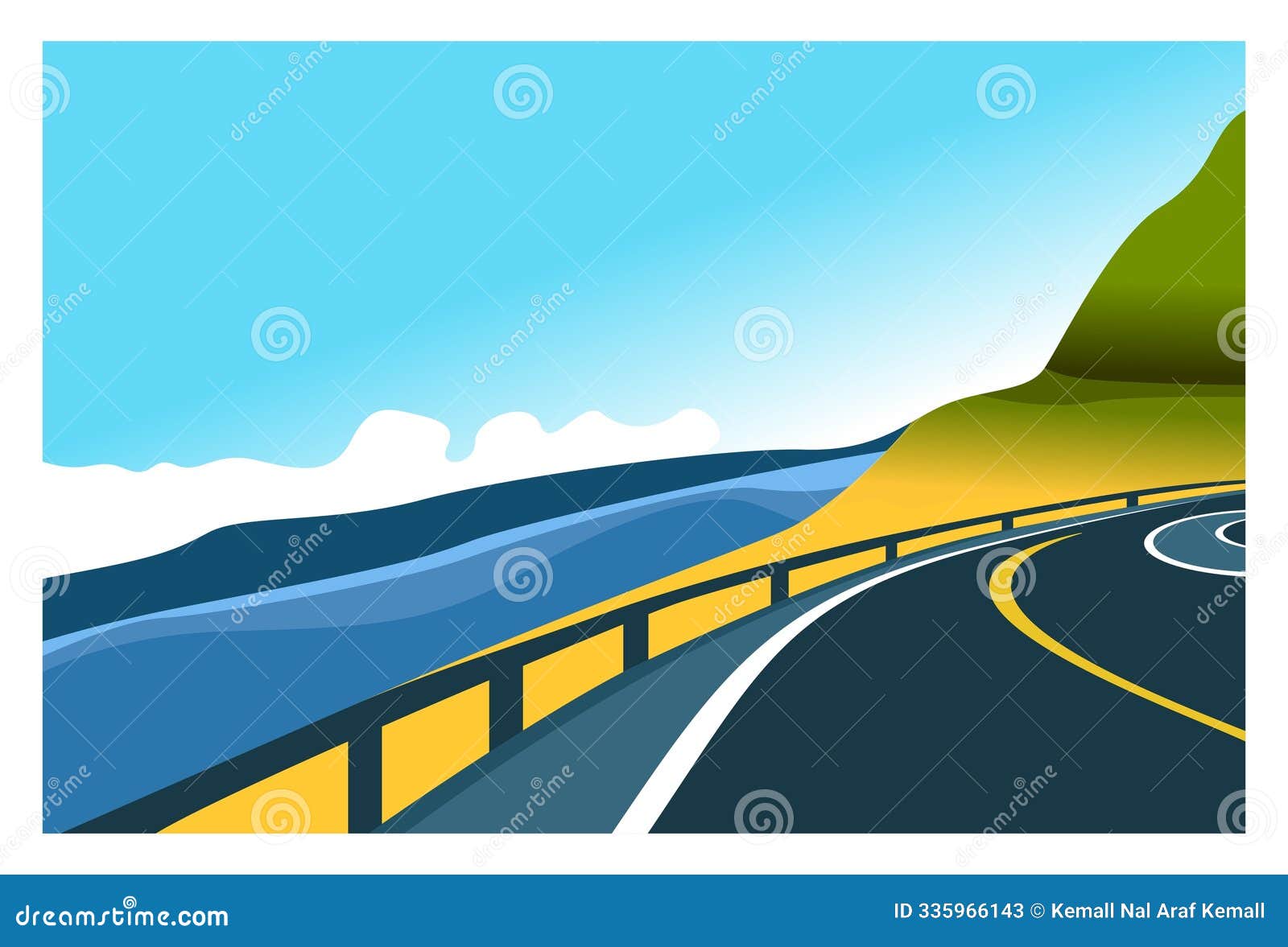 Street View Vector Illustration Stock Illustration - Illustration of ...