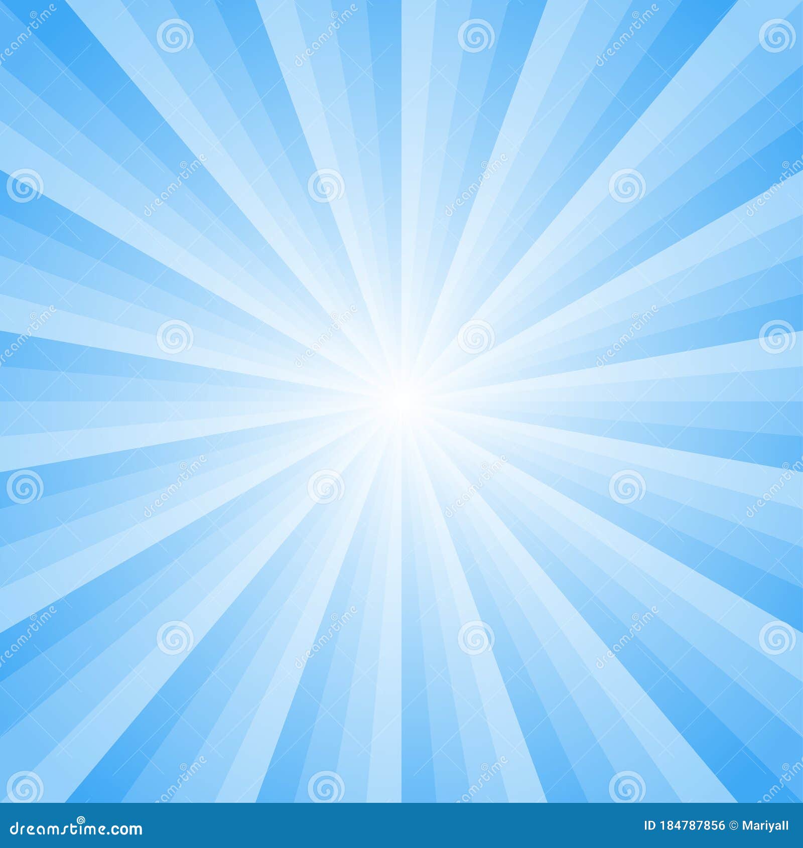 Vector Background with Light Blue Rays Stock Vector - Illustration of ...
