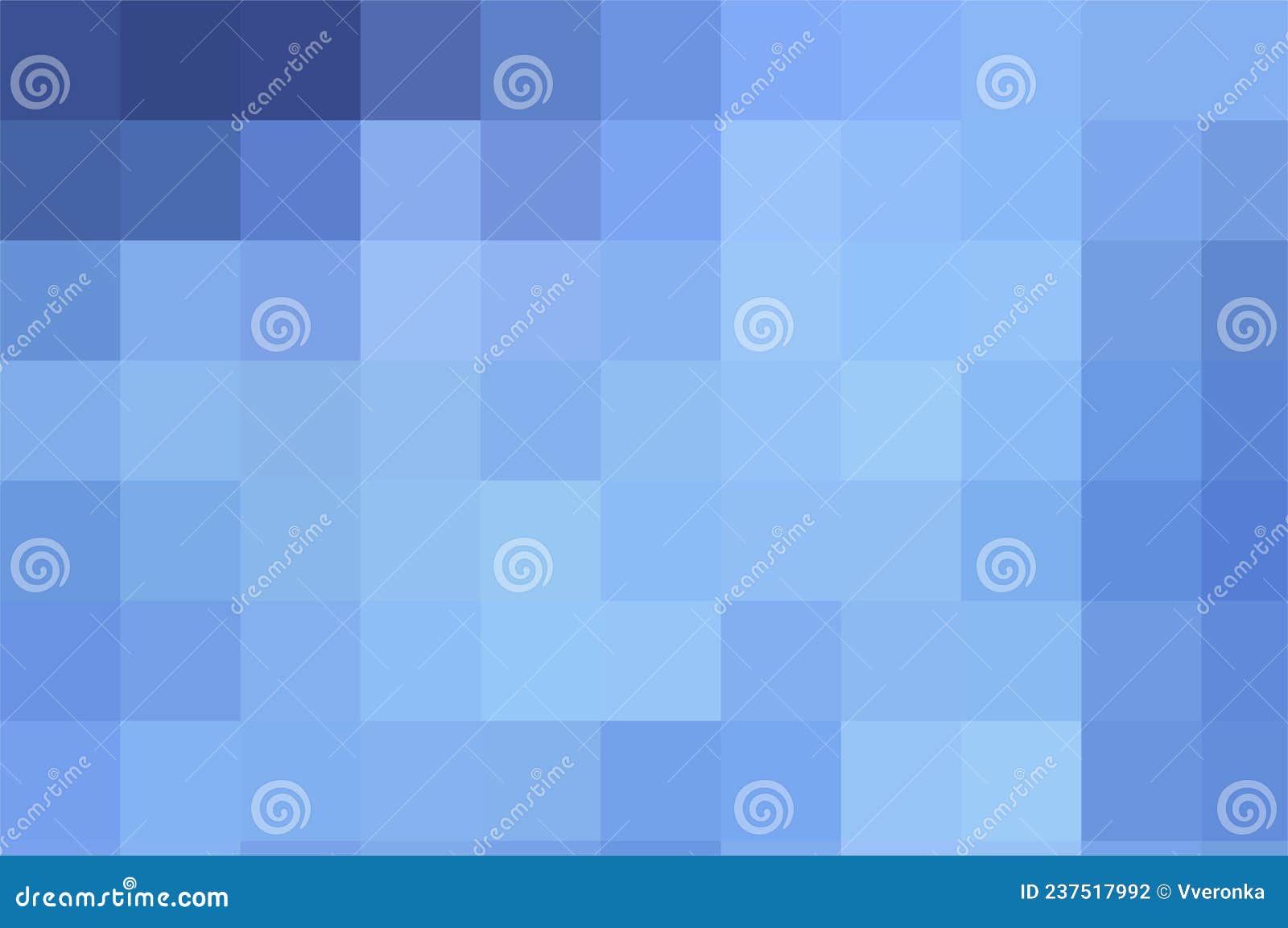 Vector Background of Light Blue Squares. Geometric Texture from Blue ...
