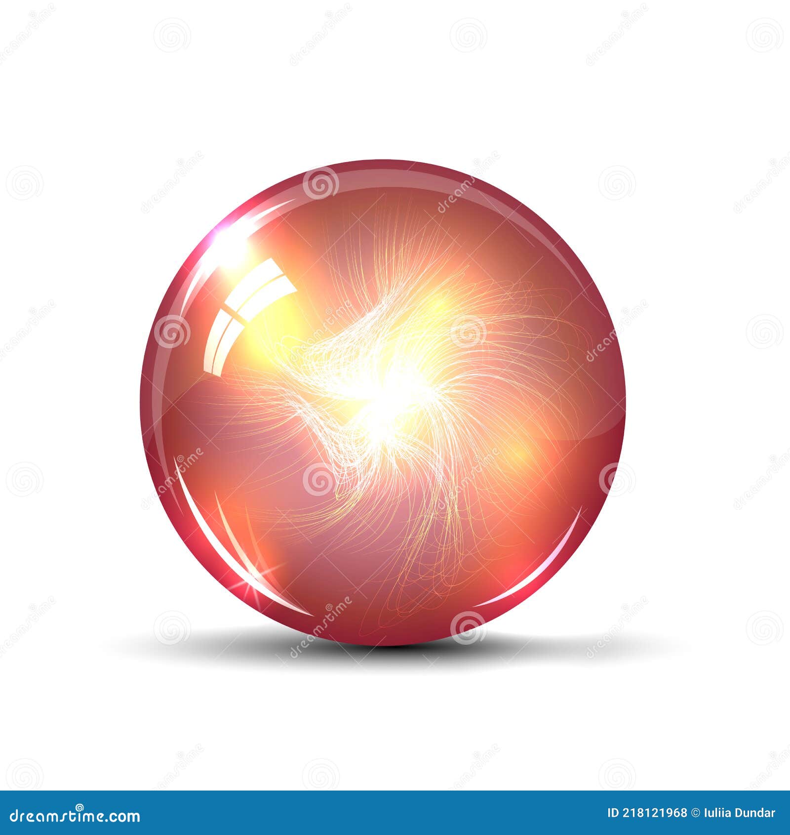 Vector Background Magic Ball Abstraction Stock Vector - Illustration of ...