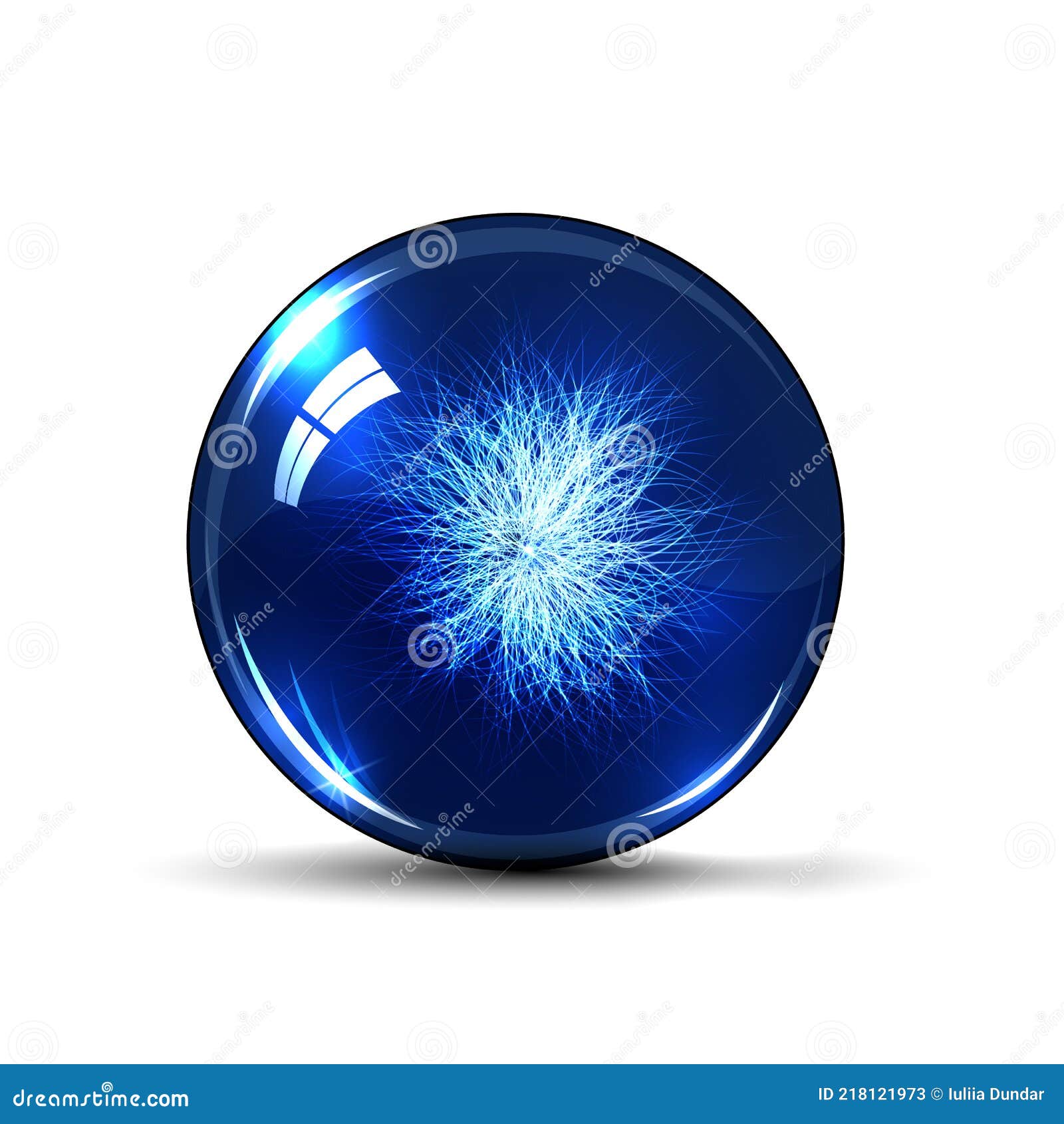 Vector Background Magic Ball Abstraction Stock Vector - Illustration of ...