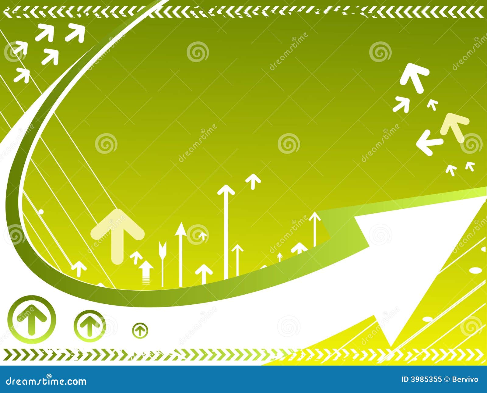 Vector Background with Many Arrows Stock Illustration - Illustration of ...