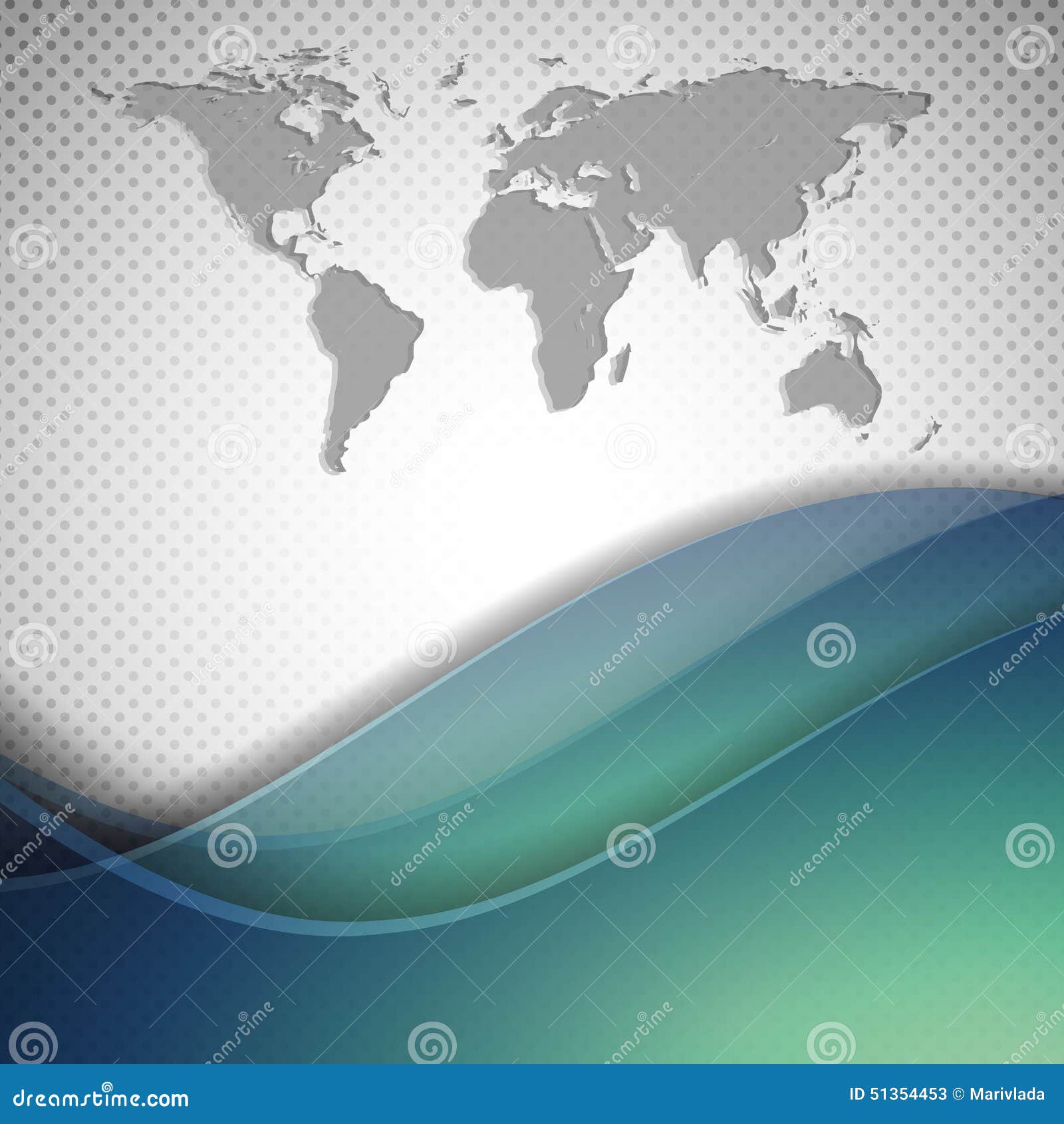 Vector background with map stock vector. Illustration of modern - 51354453