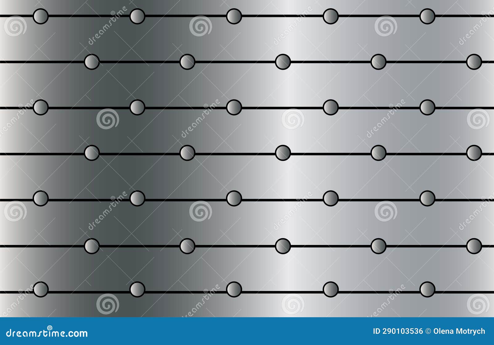 Vector Background with Metallic Effects. Steel Gradient. Stock Vector ...