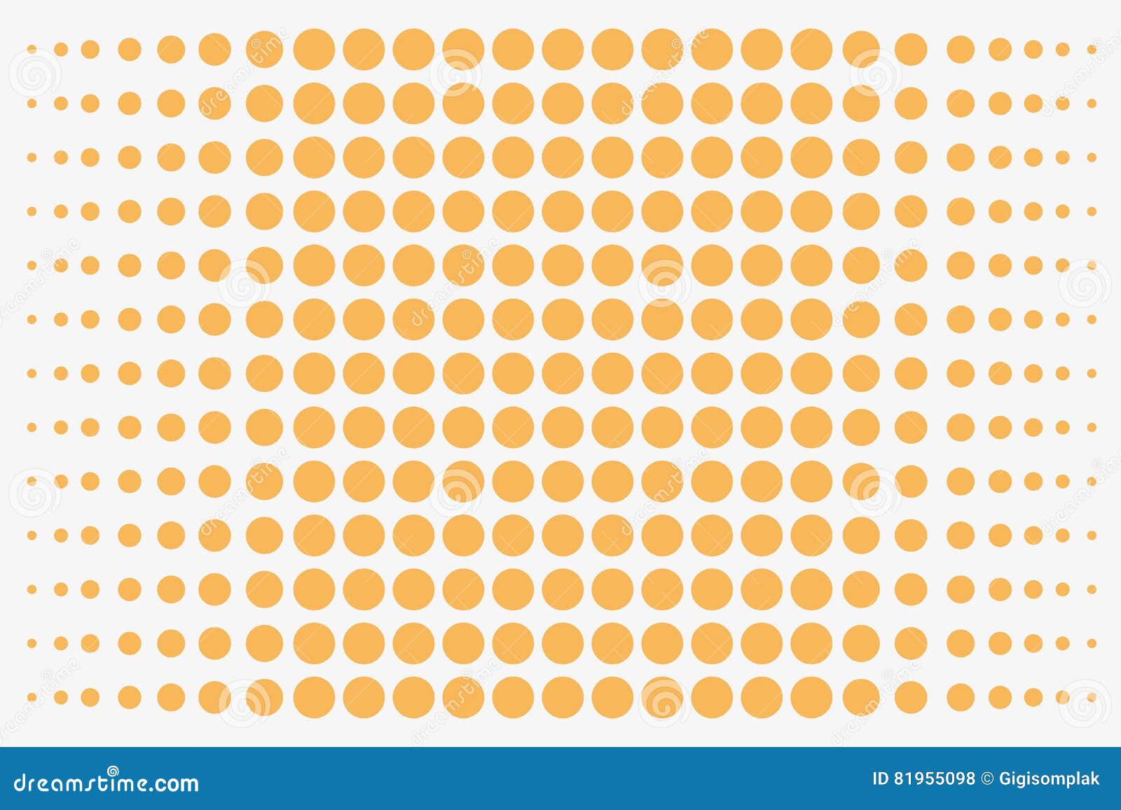 Background - Orange Dots at White Background Stock Illustration ...