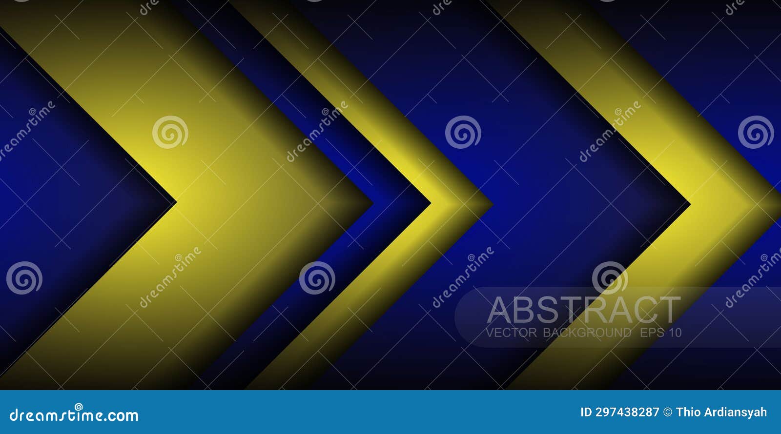 Vector Background Overlapping Arrows on Space for Text and Message ...