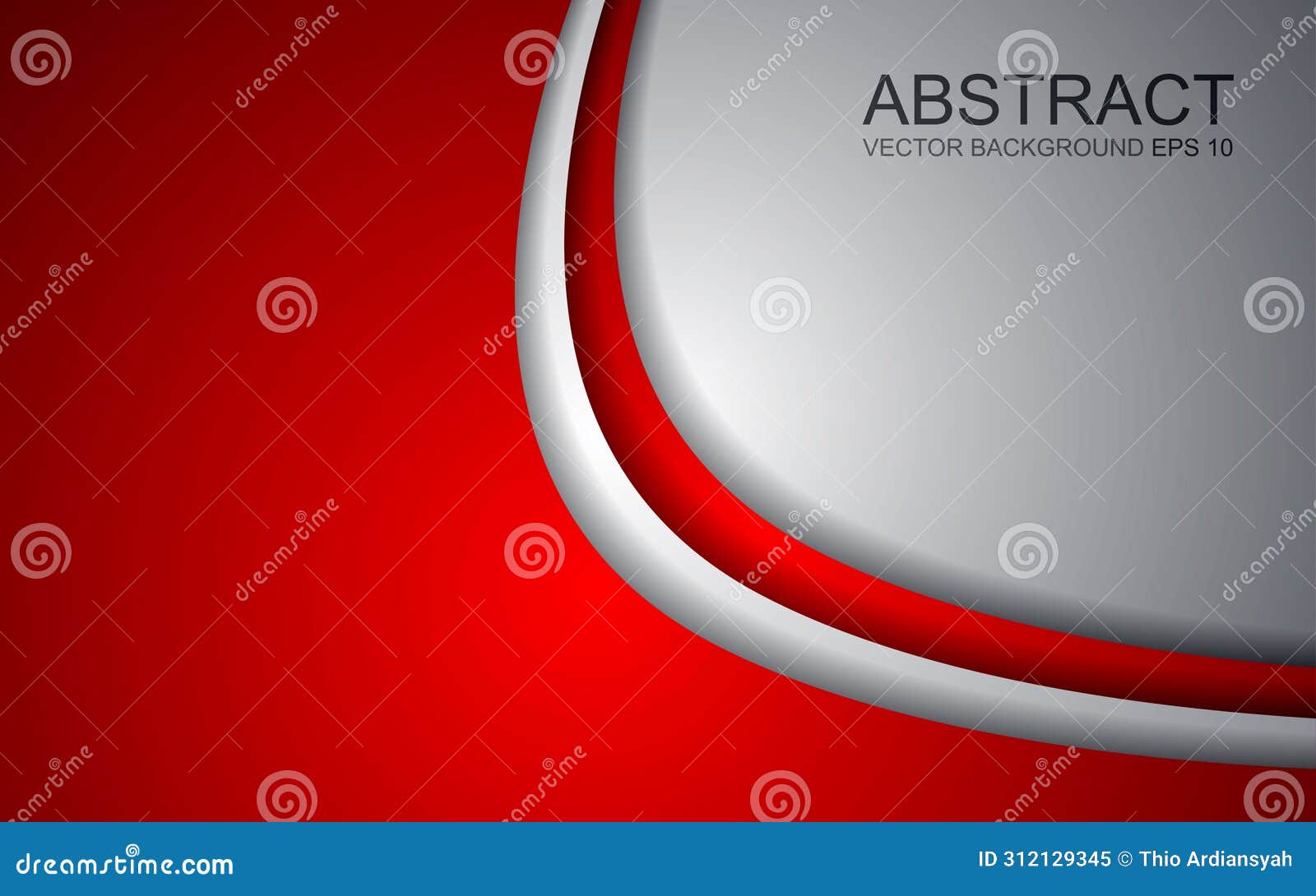 Vector Background of Overlapping Curves with Space for Text Design ...
