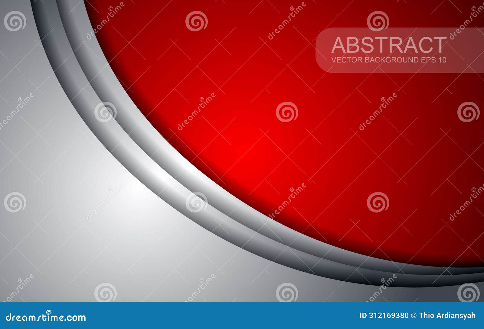 Vector Background of Overlapping Curves with Space for Text Design ...