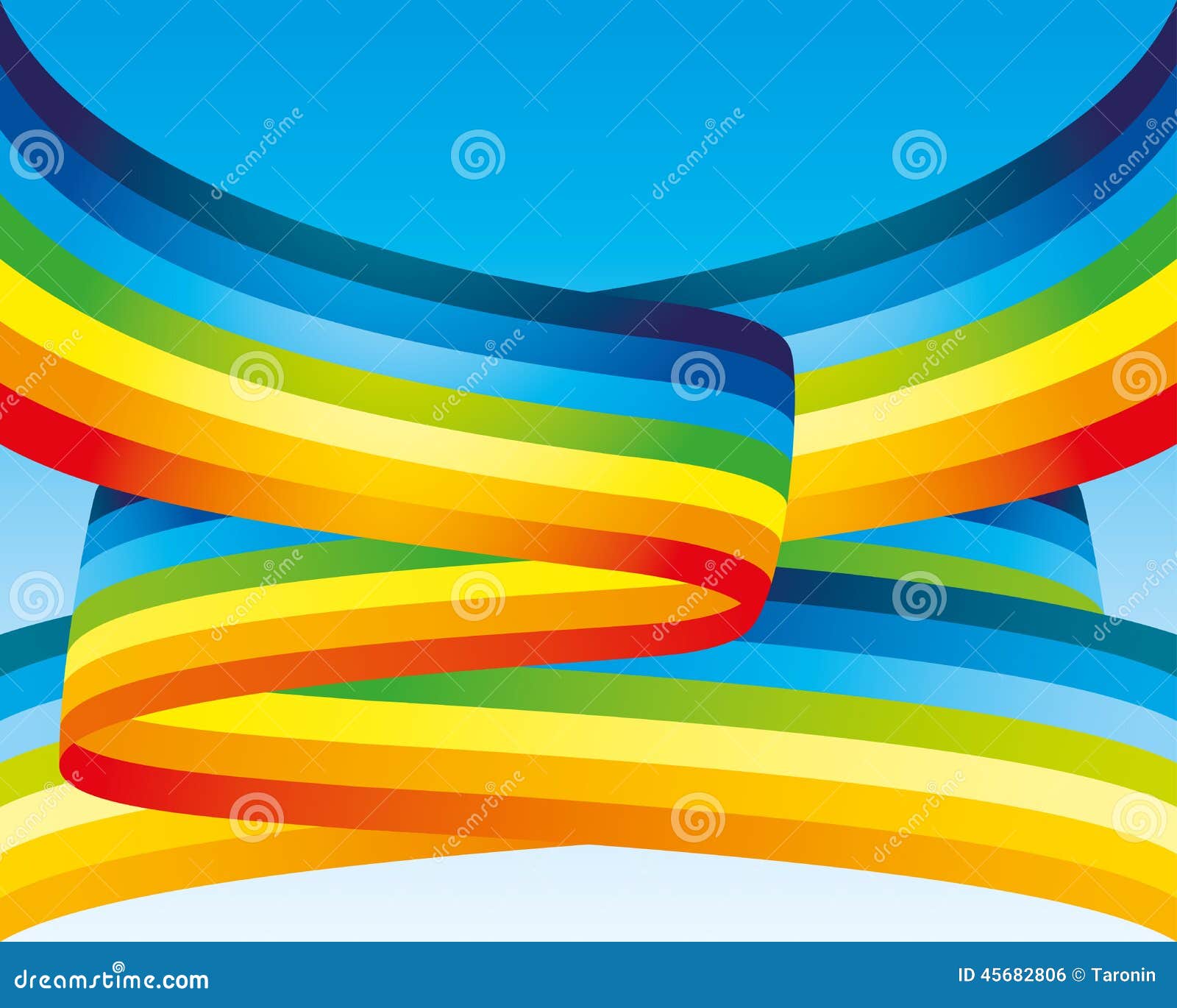 Vector Background. Rainbow. Stock Vector - Illustration of decor ...