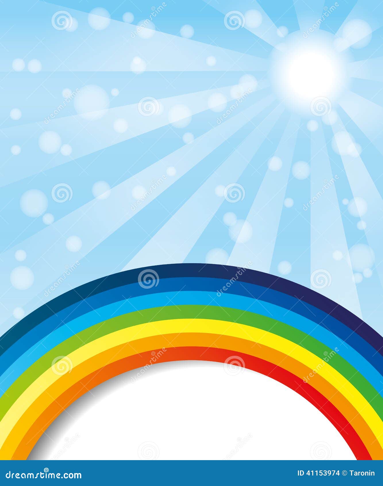 Vector Background. Rainbow. Stock Vector - Illustration of colorful ...