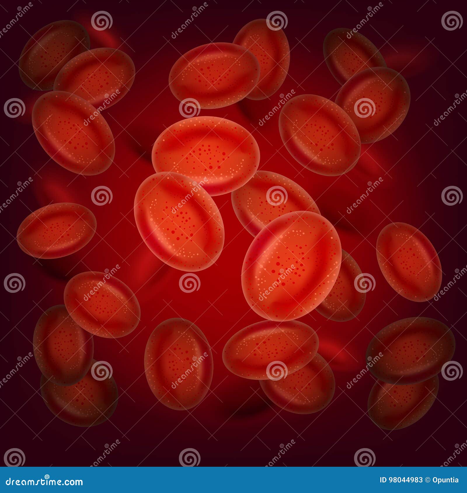 Blood Cells Background Vector Illustration Stock Vector - Illustration ...