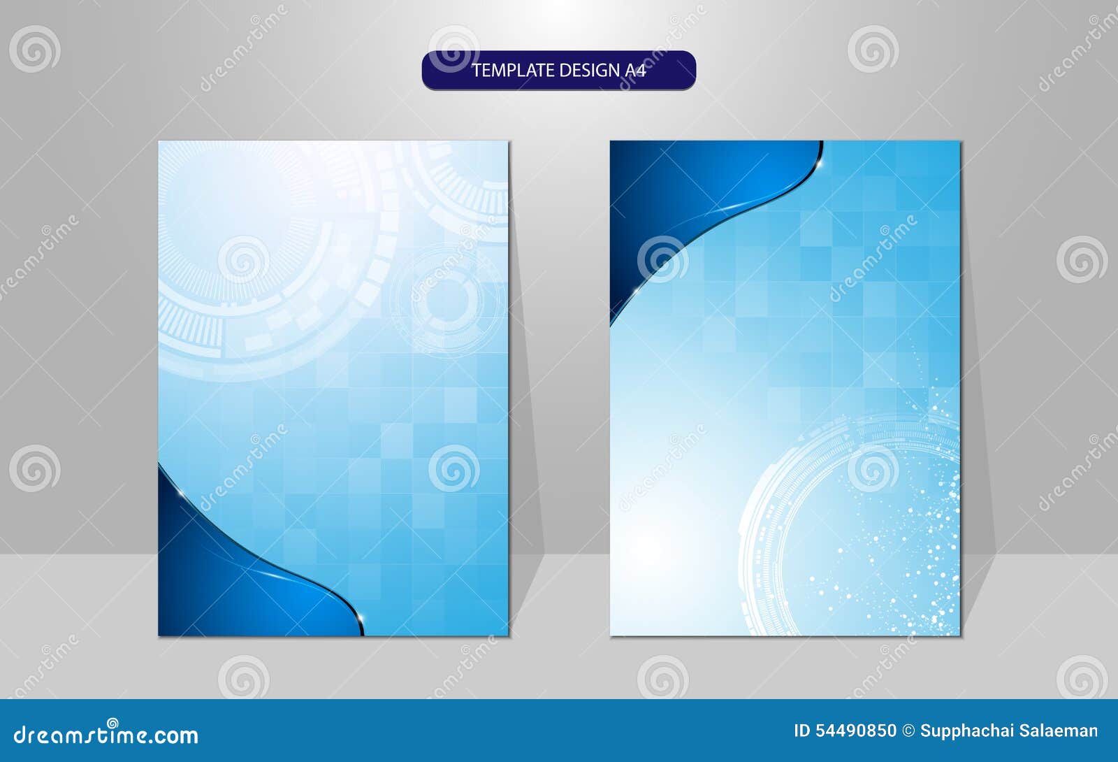 Vector Background Rectangle Pattern Technology Concept Cover Design ...