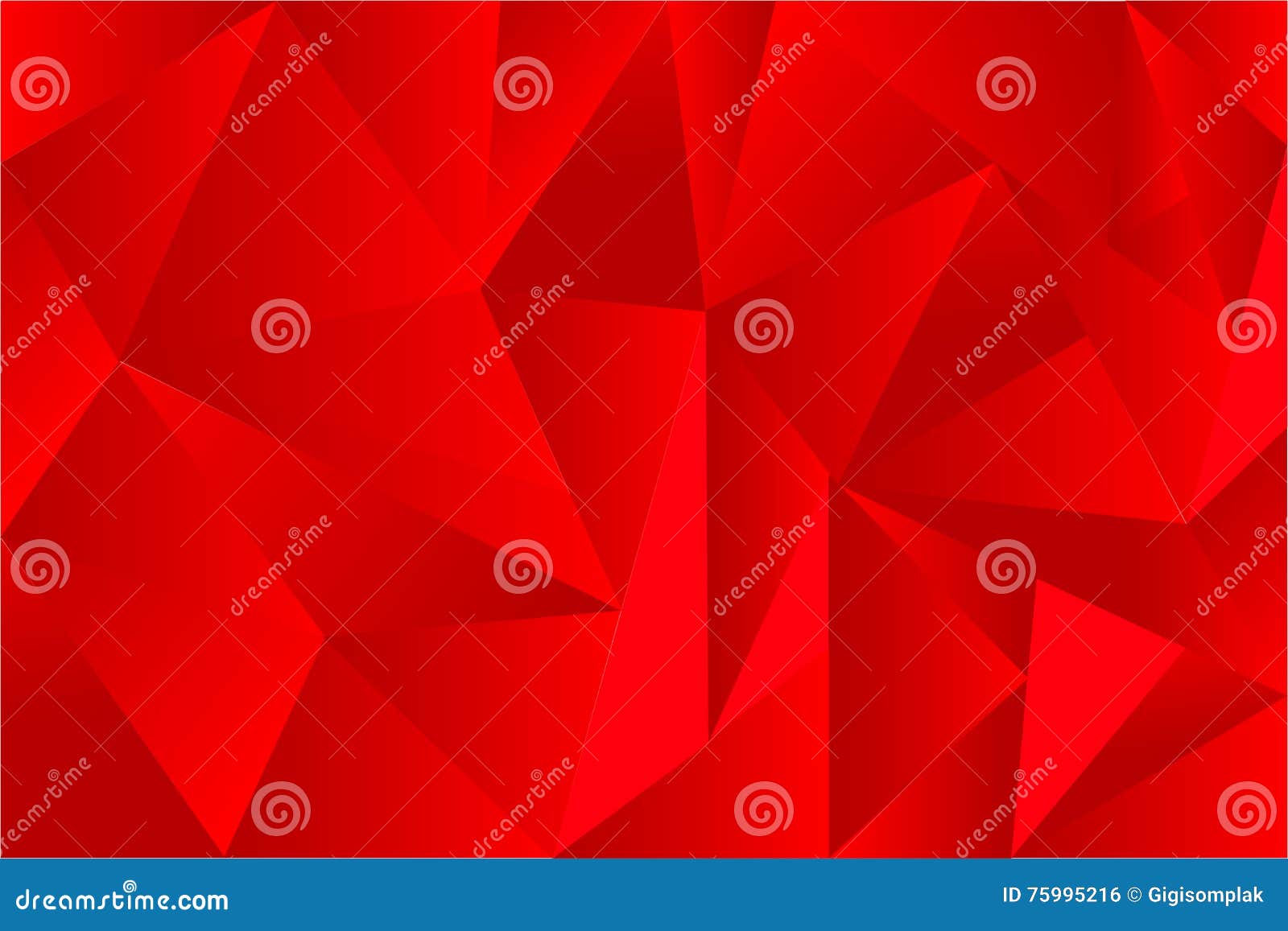 Vector Background, Red Gradual Triangle Stock Vector - Illustration of ...