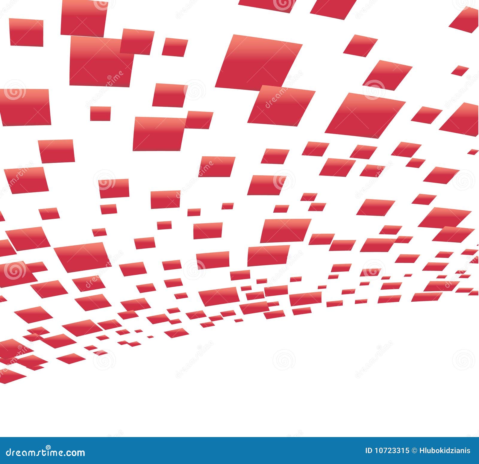 Vector Background with Red Squares Stock Vector - Illustration of ...