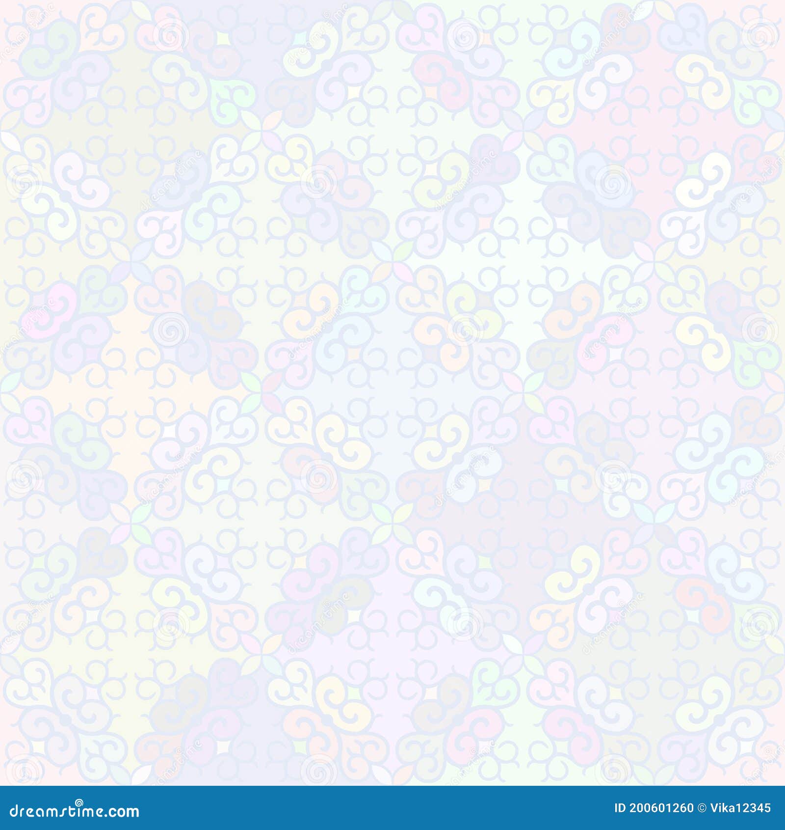 Vector Background Seamless Pastel Colors Pattern Stock Vector ...