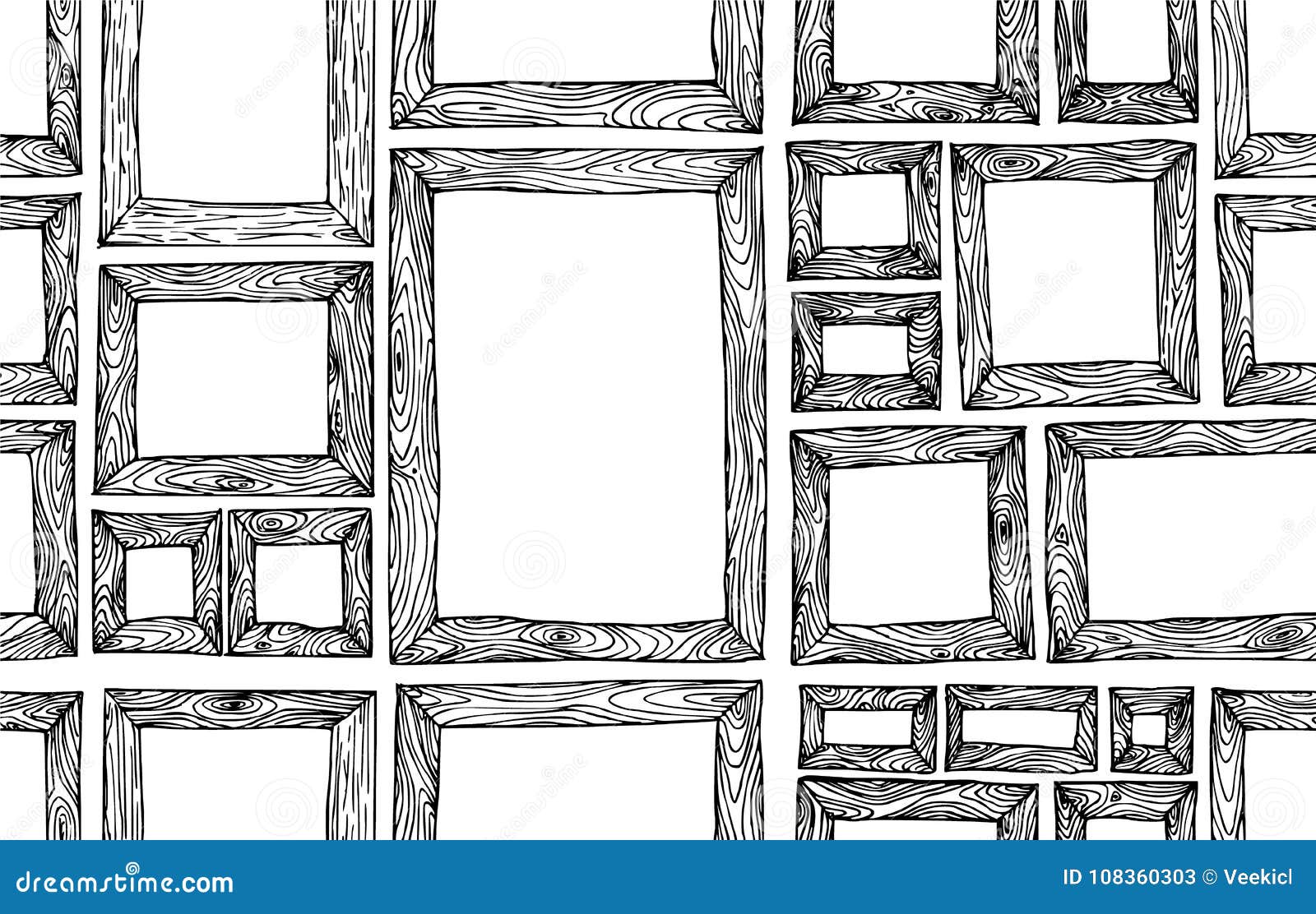 Vector Background Seamless Pattern with Hand Drawn Frame Doodle Stock ... Vector Background Seamless Pattern with Hand Drawn Frame Doodle Stock ...