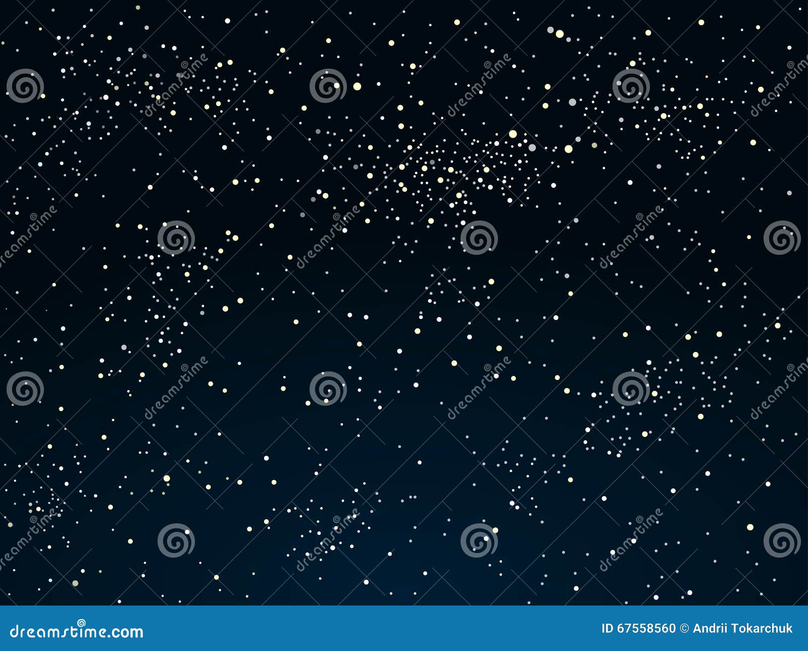 Vector Background. Starry Night Sky. Eps 10. Stock Vector ...