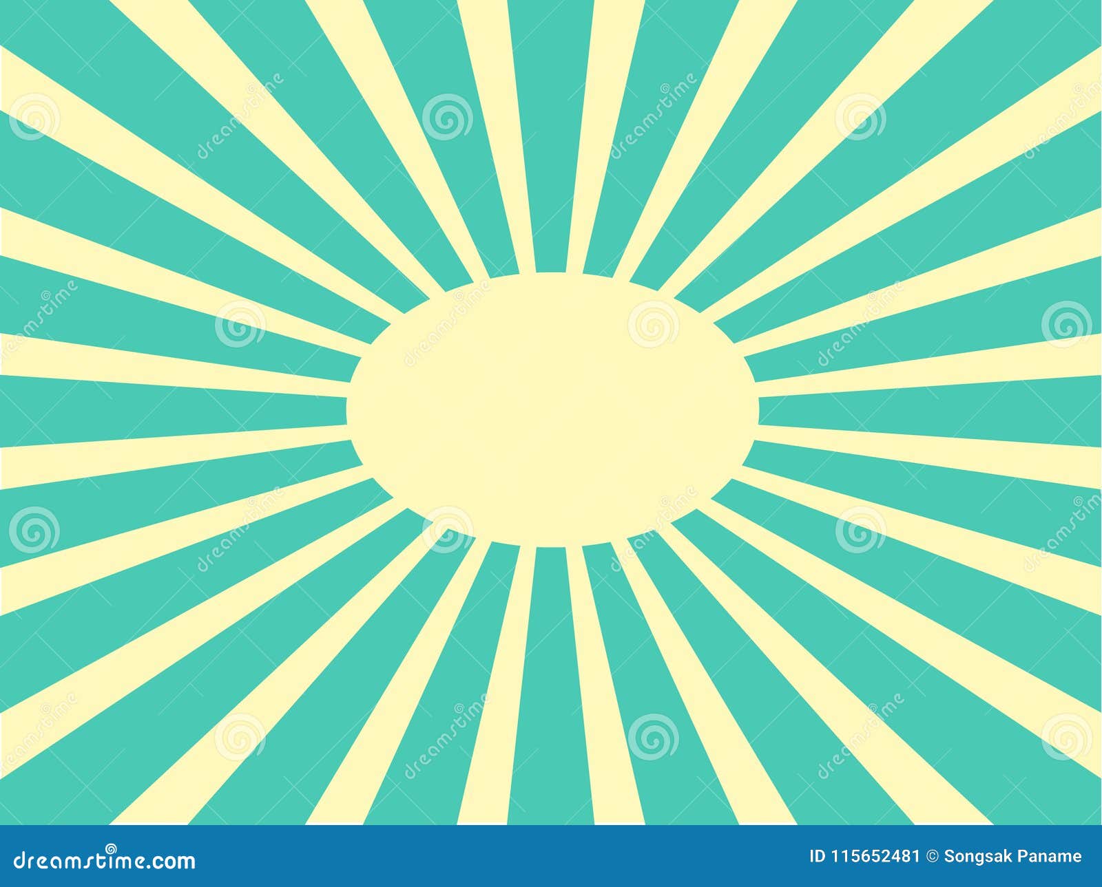 Retro sun rays vector stock vector. Illustration of abstract - 115652481
