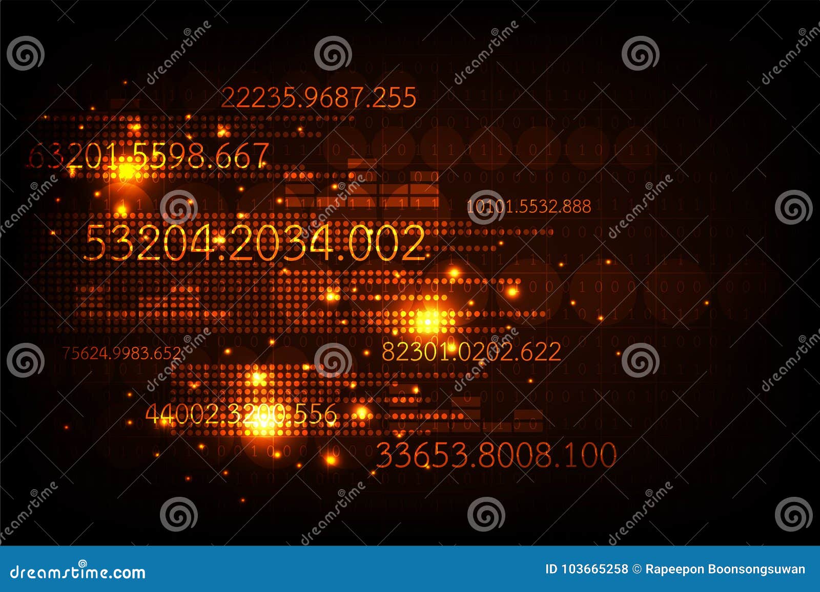 Vector Background Technology in the Digital Information Concept. Stock ...