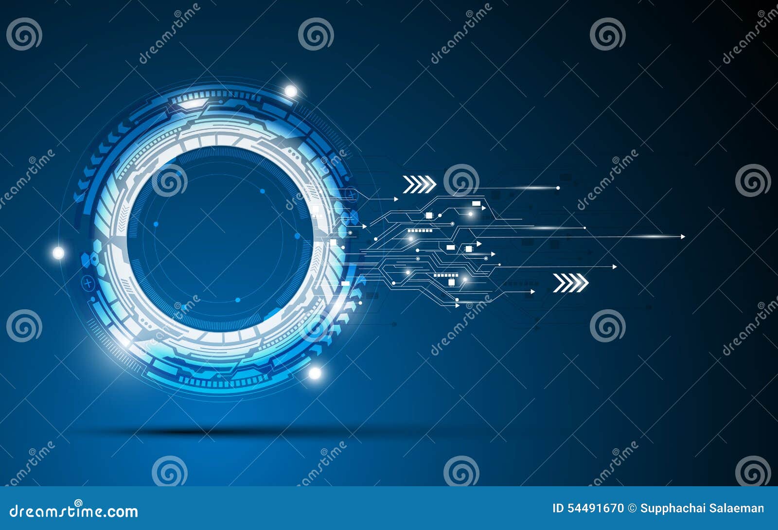Vector Background Technology Innovation Concept Stock Vector ...