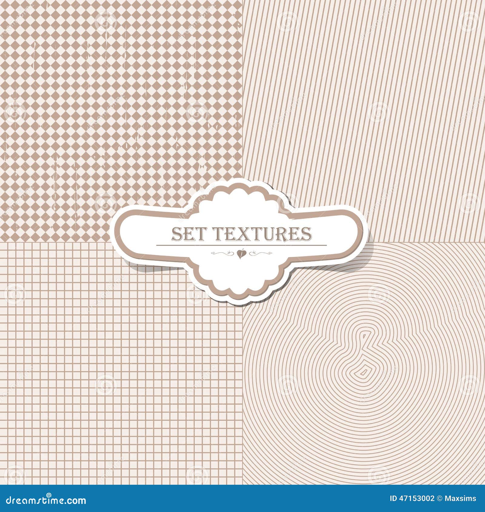 Vector Background Textures Set for Design Stock Vector - Illustration ...