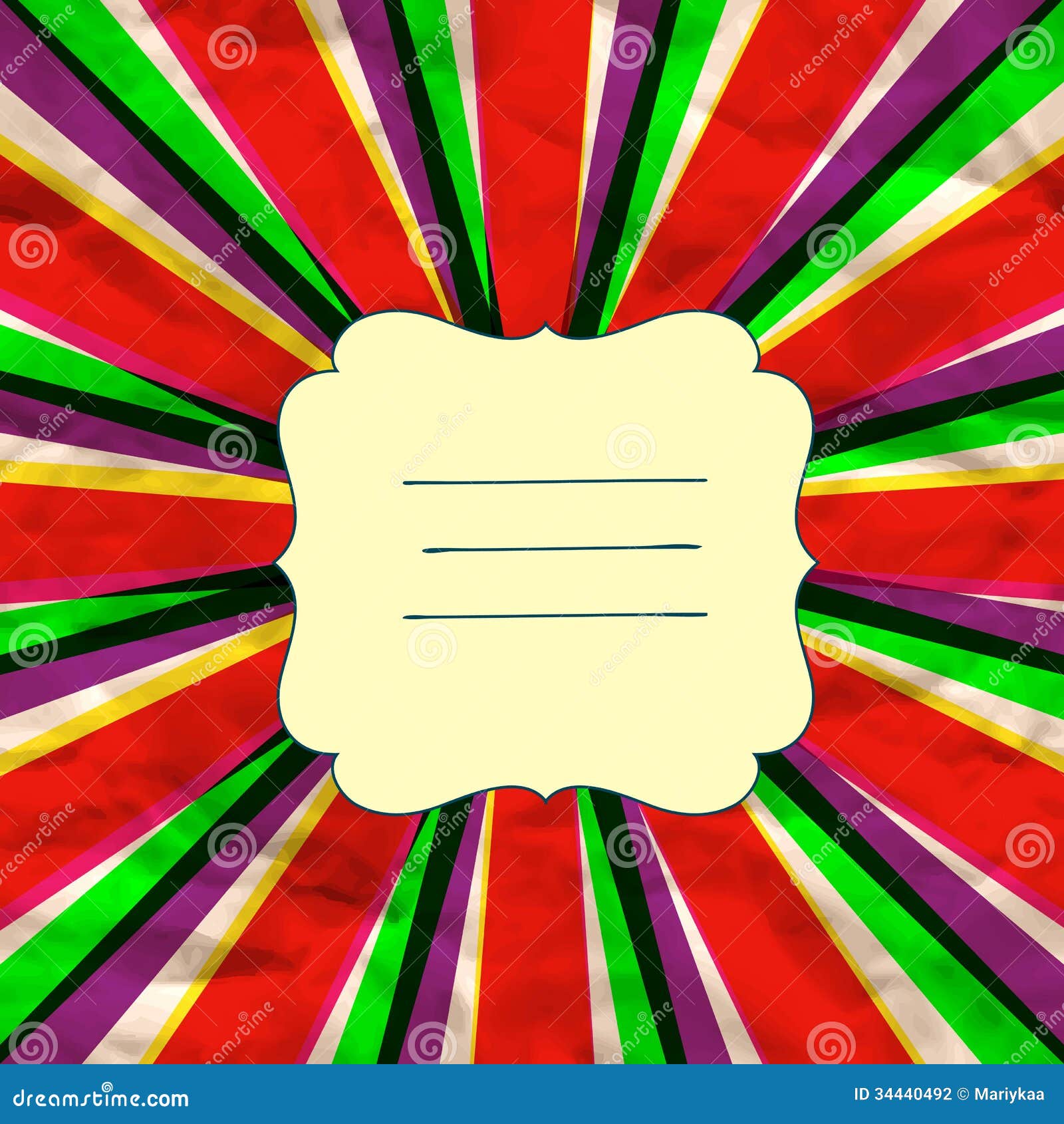 Vector Background with Vignette on Craft Paper Stock Vector ...