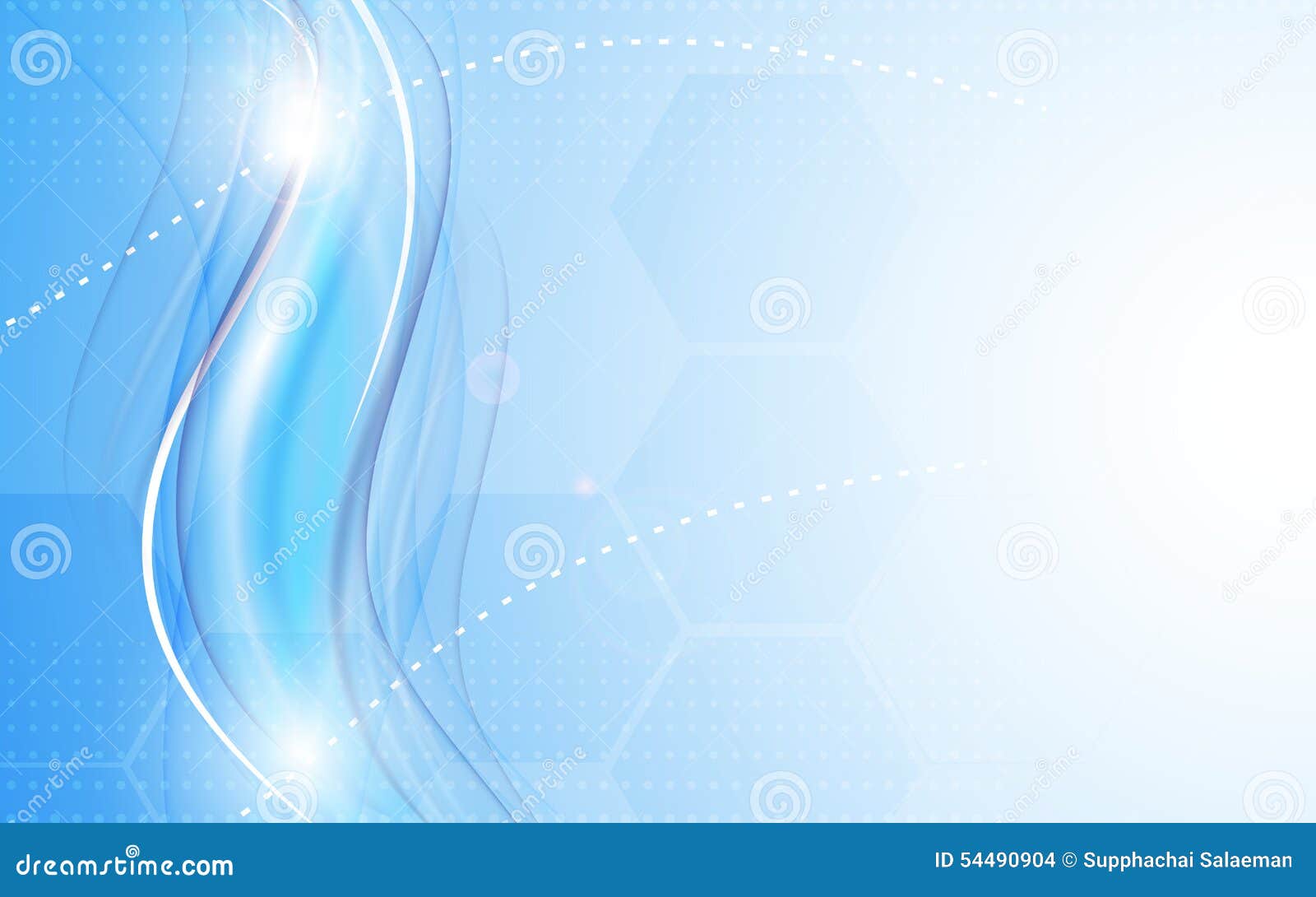 Vector Background Wave Design Science Concept Stock Vector ...