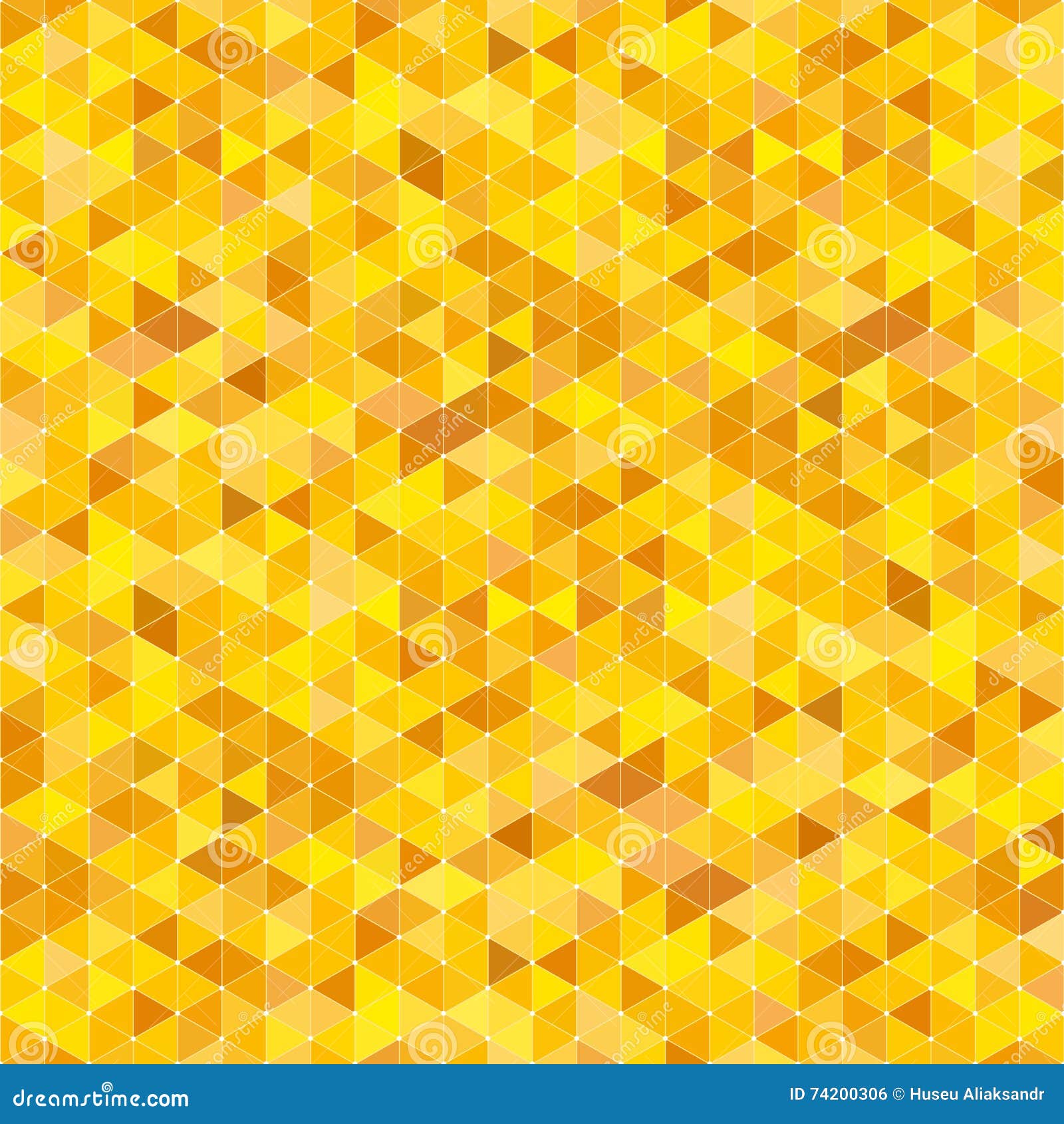 Vector Background with Yellow Triangles Stock Vector - Illustration of ...