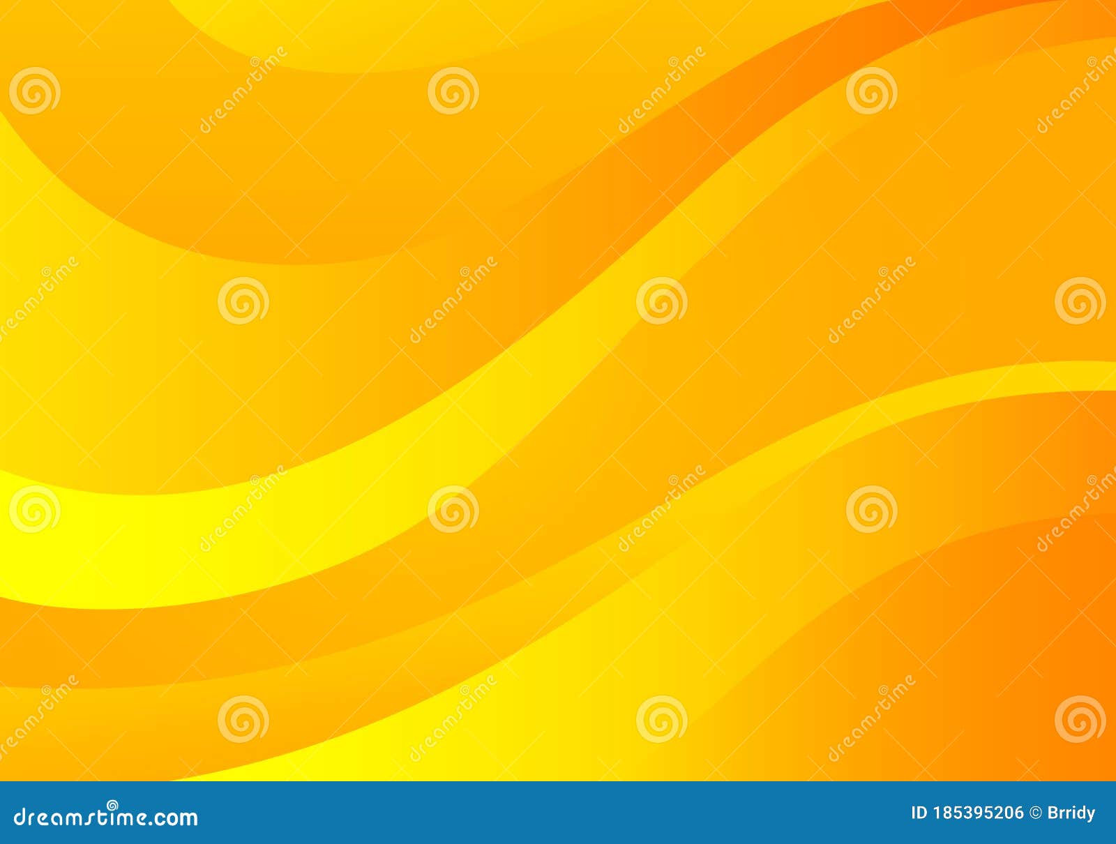 Vector Background with Yellow Waves. Abstract Minimal Banner Stock ...