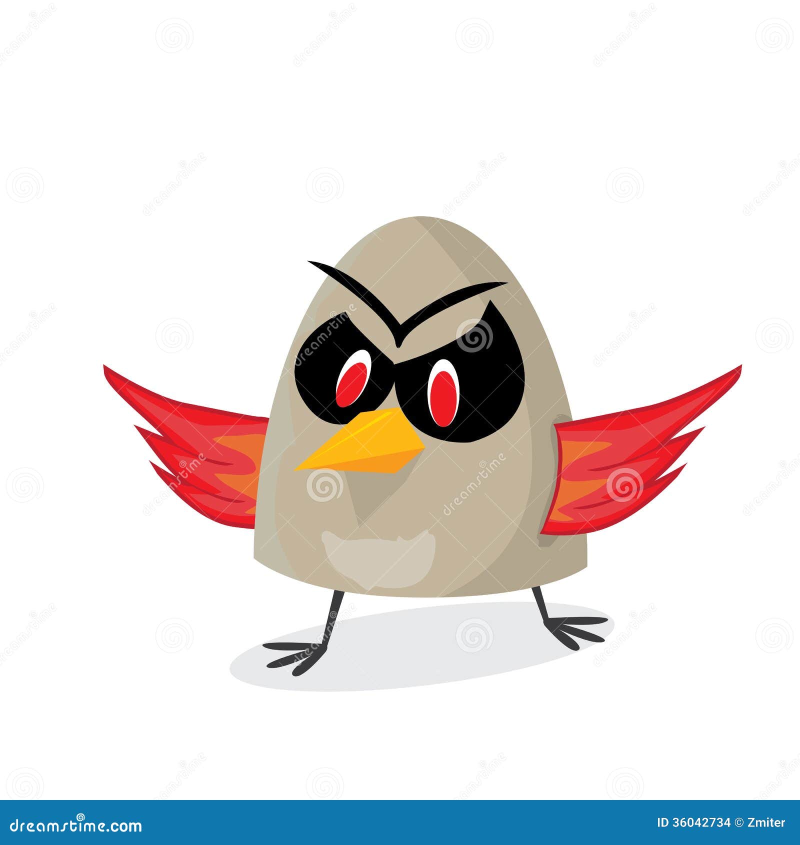 Evil Bird Vector