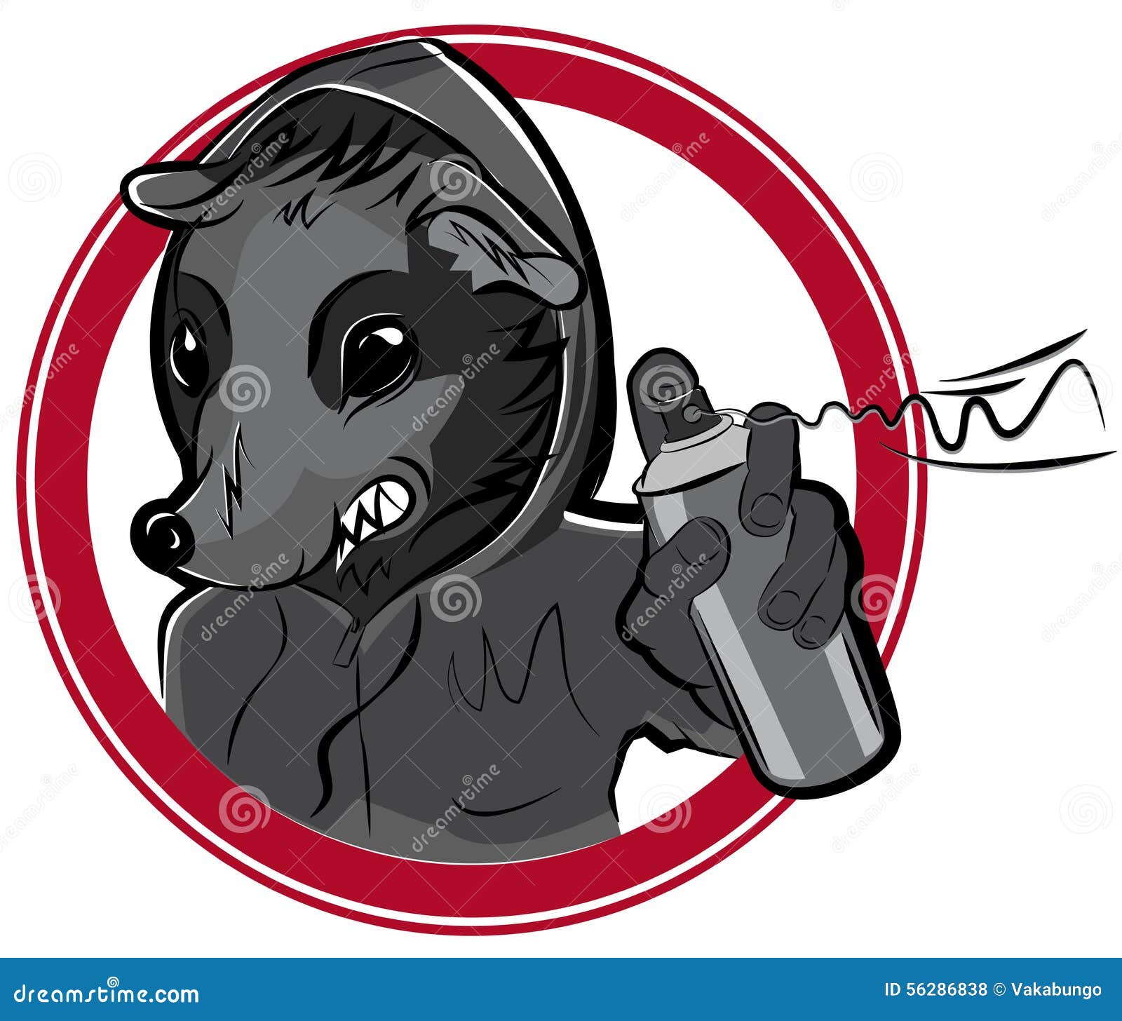 Graffiti Riot Word Sprayed In Black Over White Vector Illustration ...