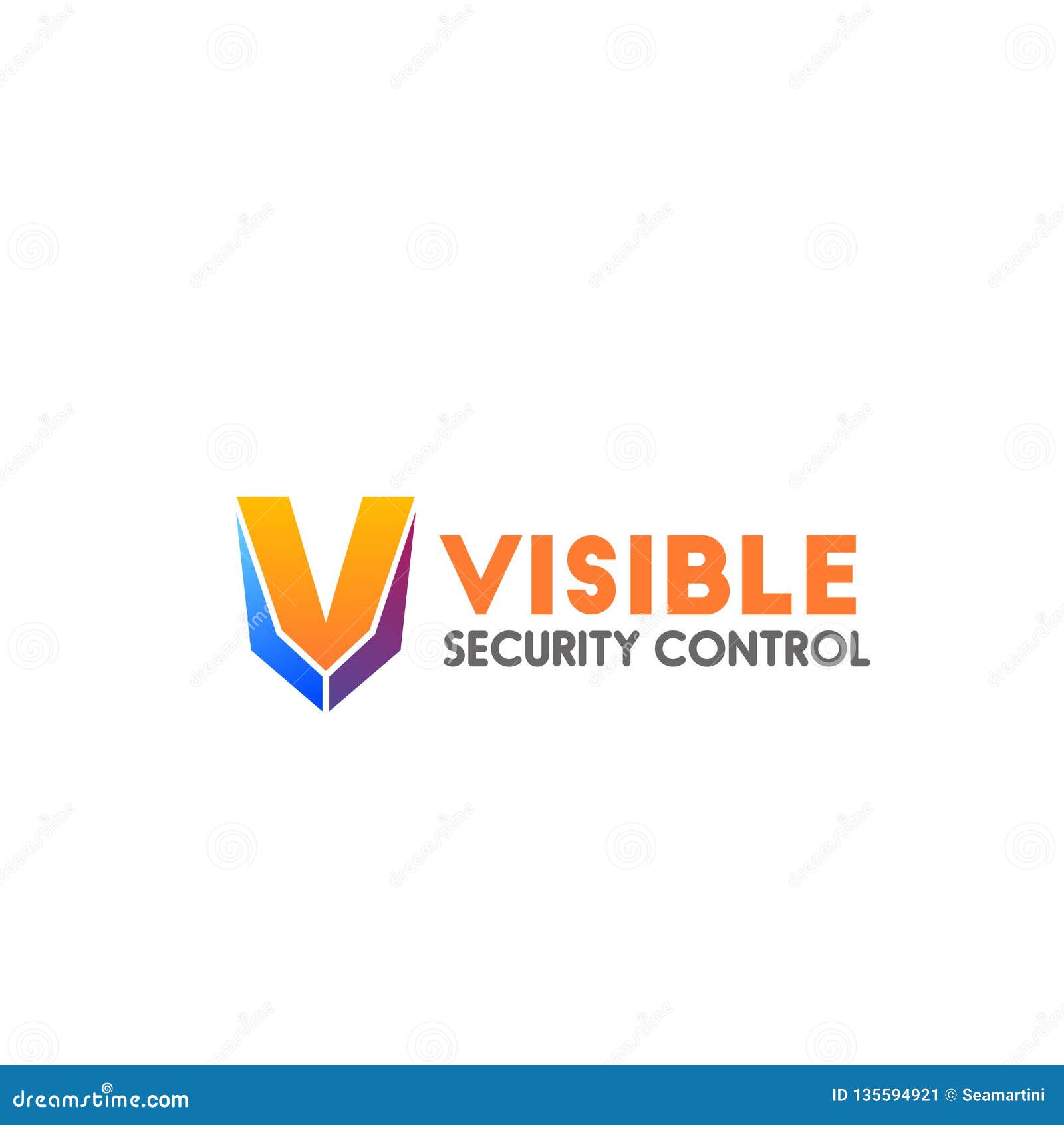 Vector Badge for Security Control Business Stock Vector - Illustration ...