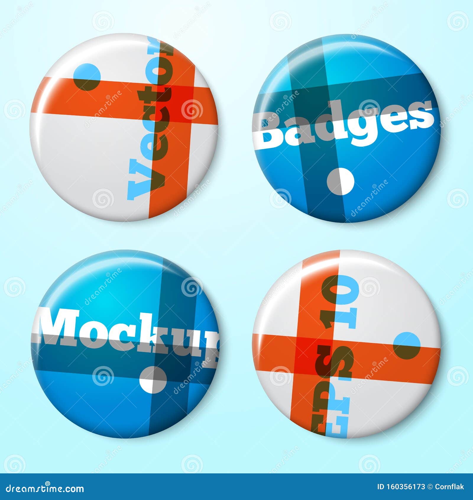 Vector Badge Template for Your Design and Branding Stock Vector ...