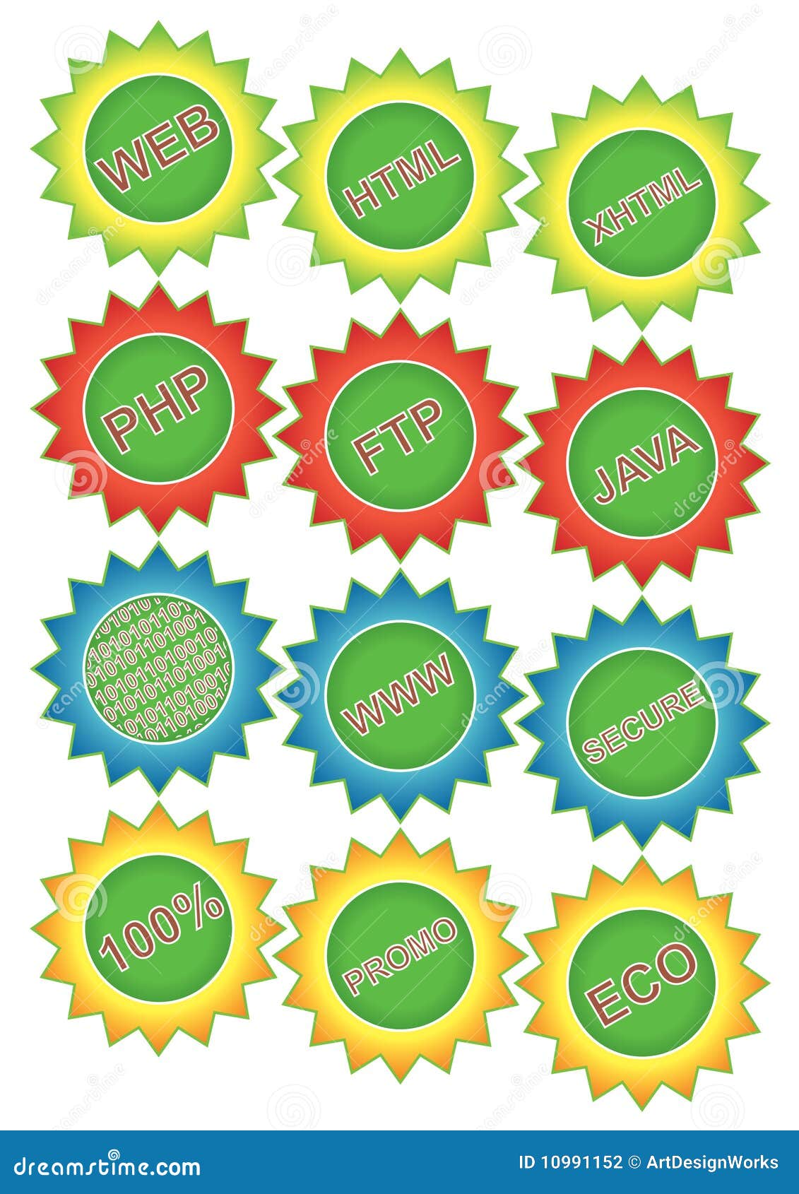 Vector Badges Picture. Image: 10991152