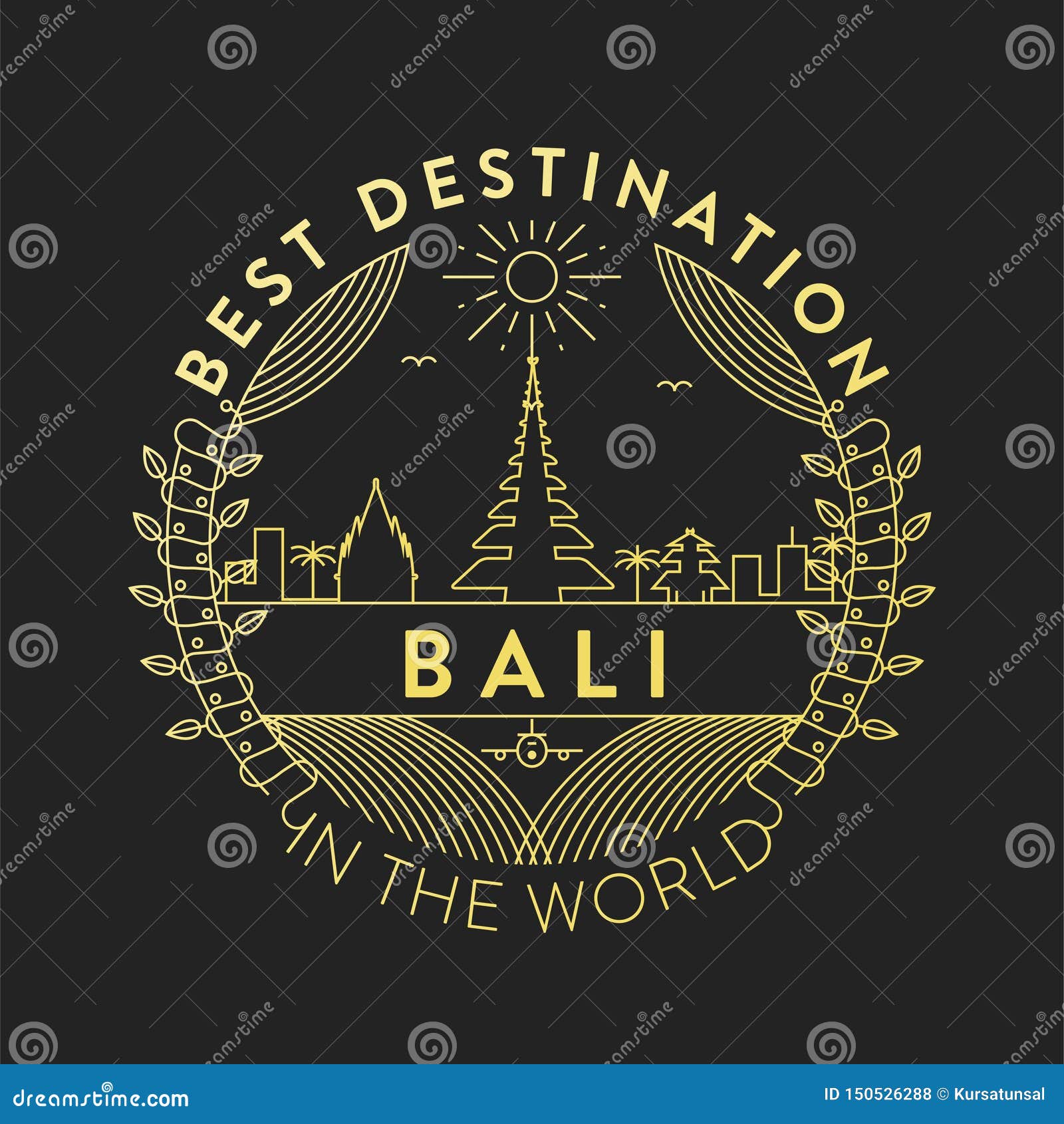 Vector Bali Flowers Border Isolated On Transparency Grid Background ...