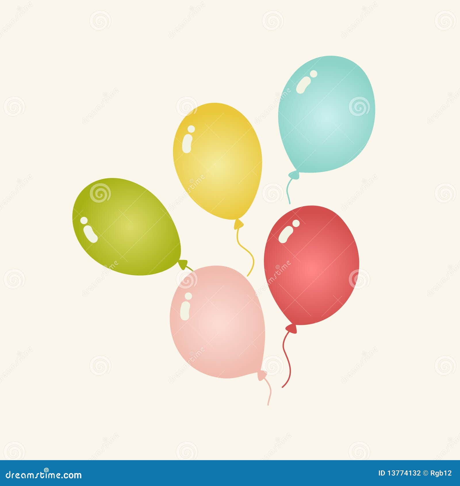 Vector balloon card design stock vector. Illustration of gray - 13774132