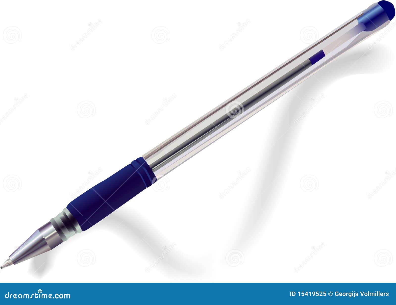 Vector ballpoint. stock vector. Illustration of business - 15419525