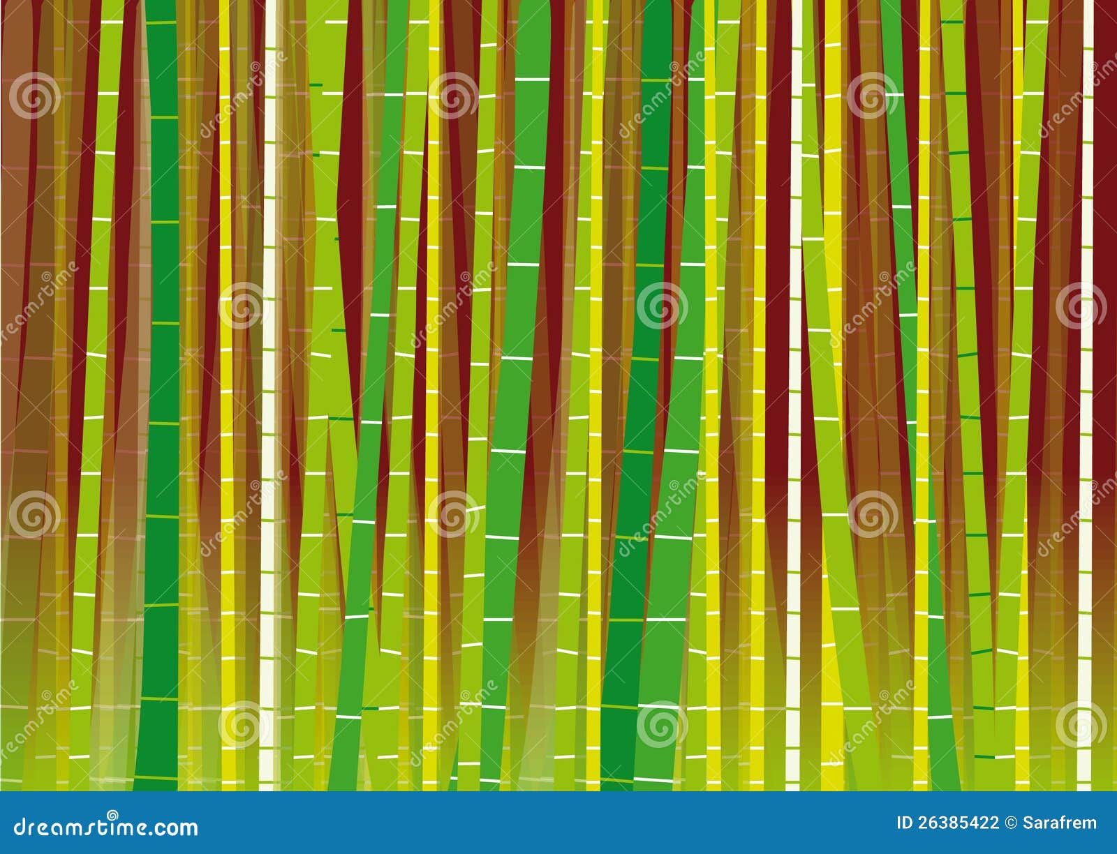 Vector Bamboo Forest on Gradient Background Stock Vector - Illustration ...