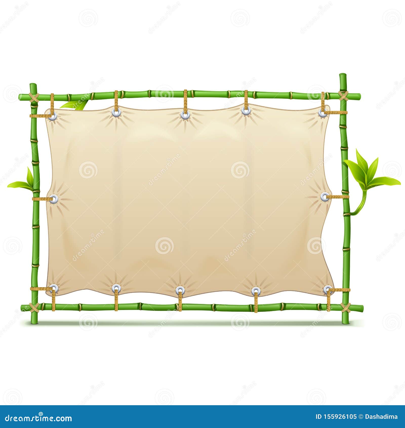 786_Vector Bamboo Frame Set | CartoonDealer.com #243003380