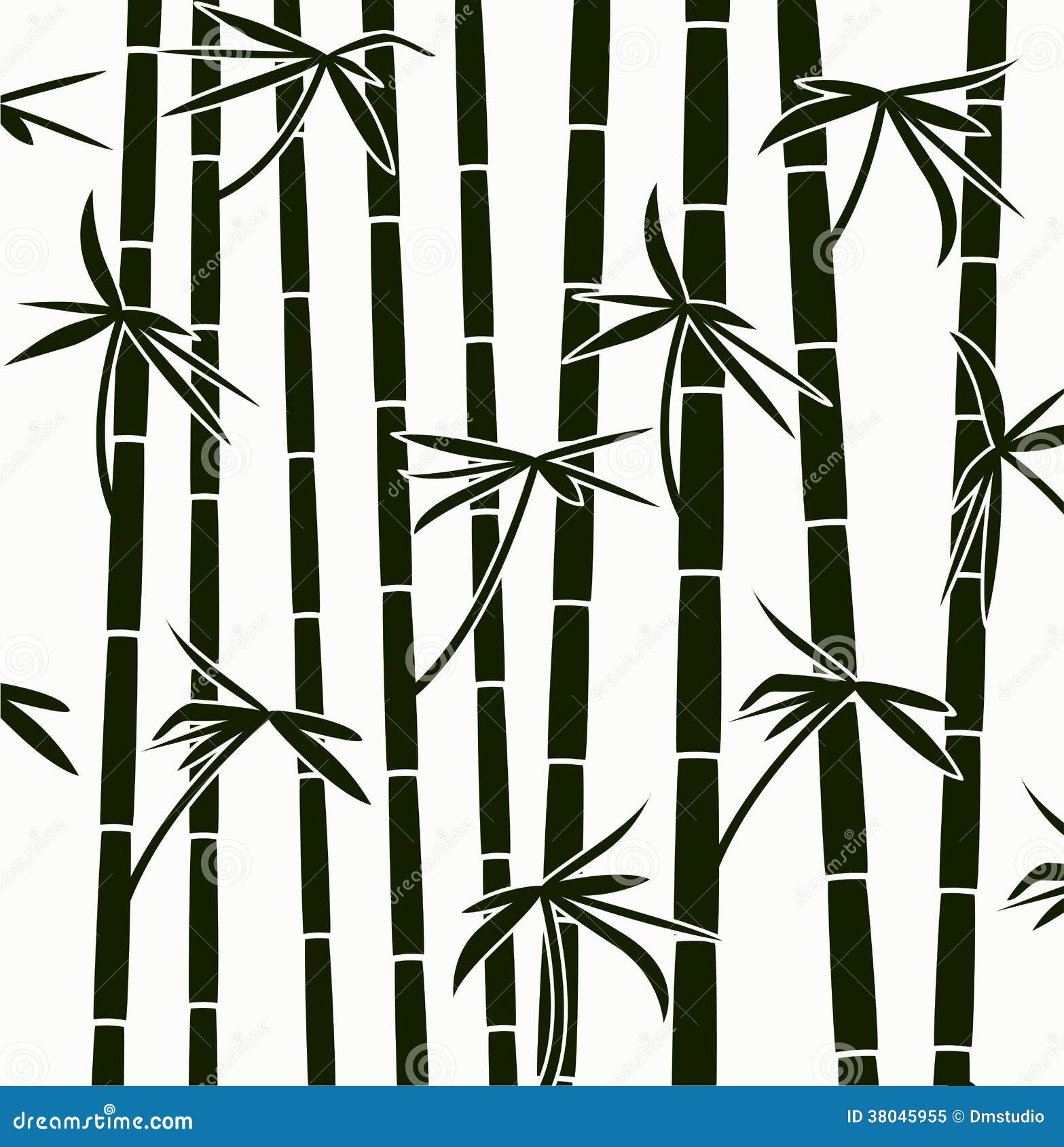 Vector bamboo shoots stock vector. Illustration of leaf - 38045955