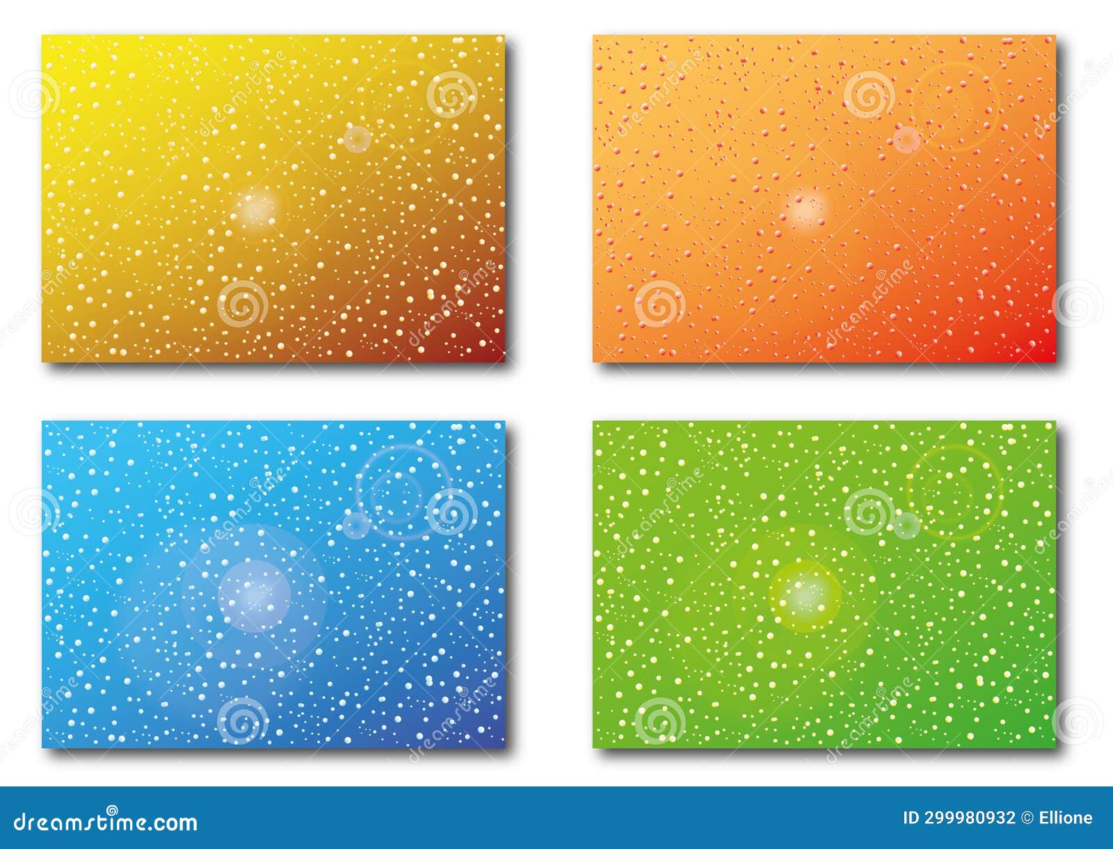 Set of Sparkling Colorful Banners Templates. Stock Illustration ...