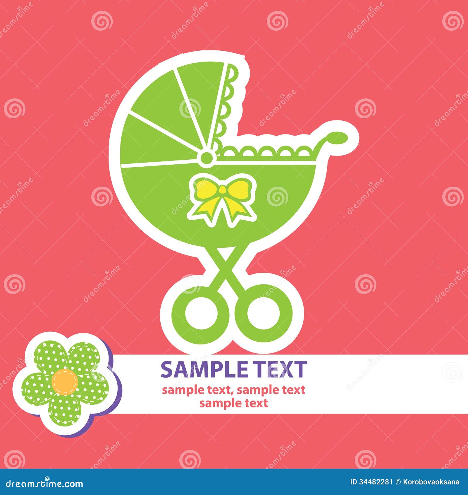 Stylized Buggy Race Template Vector Illustration | CartoonDealer.com ...